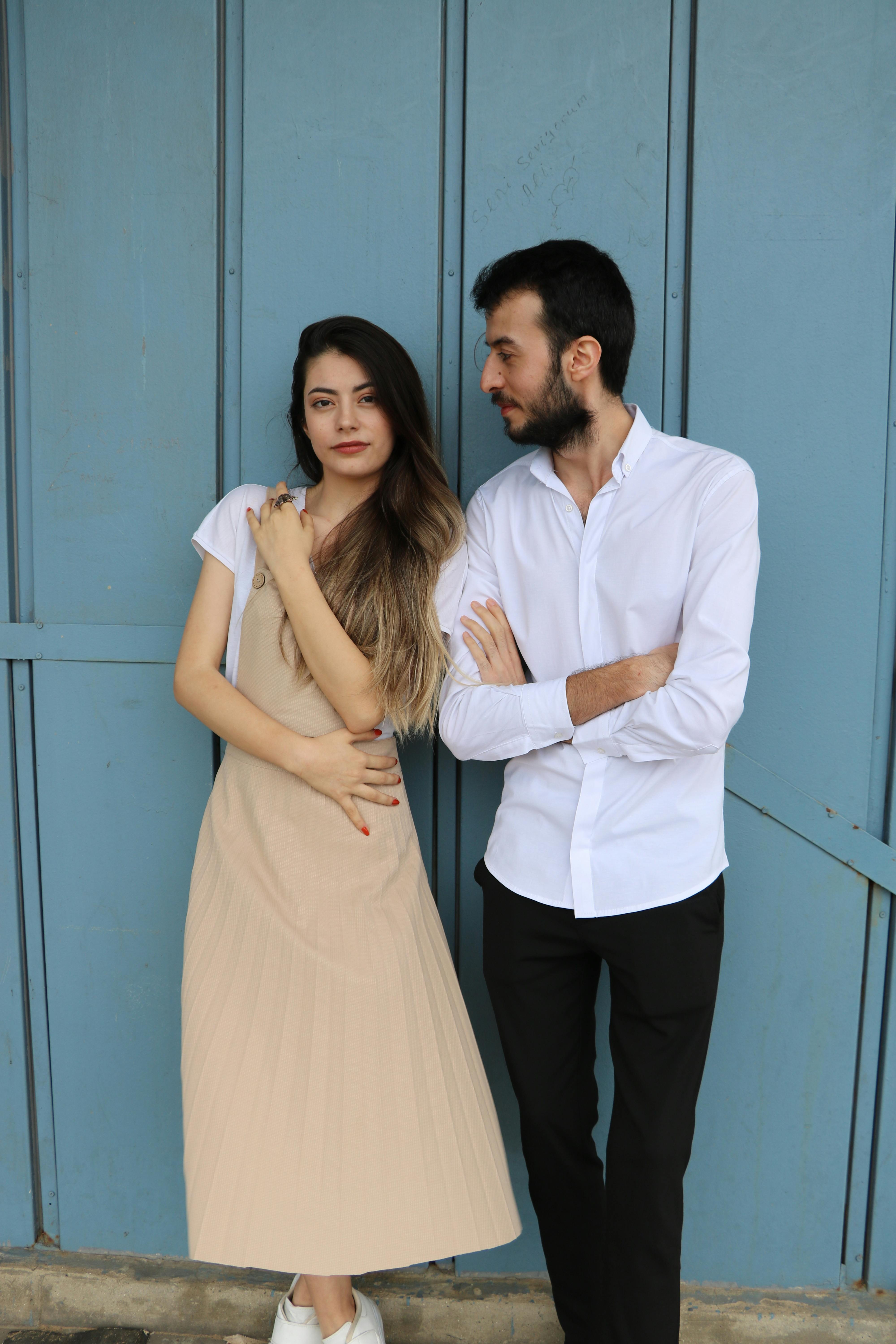 Man and Woman Standing Face To Face · Free Stock Photo