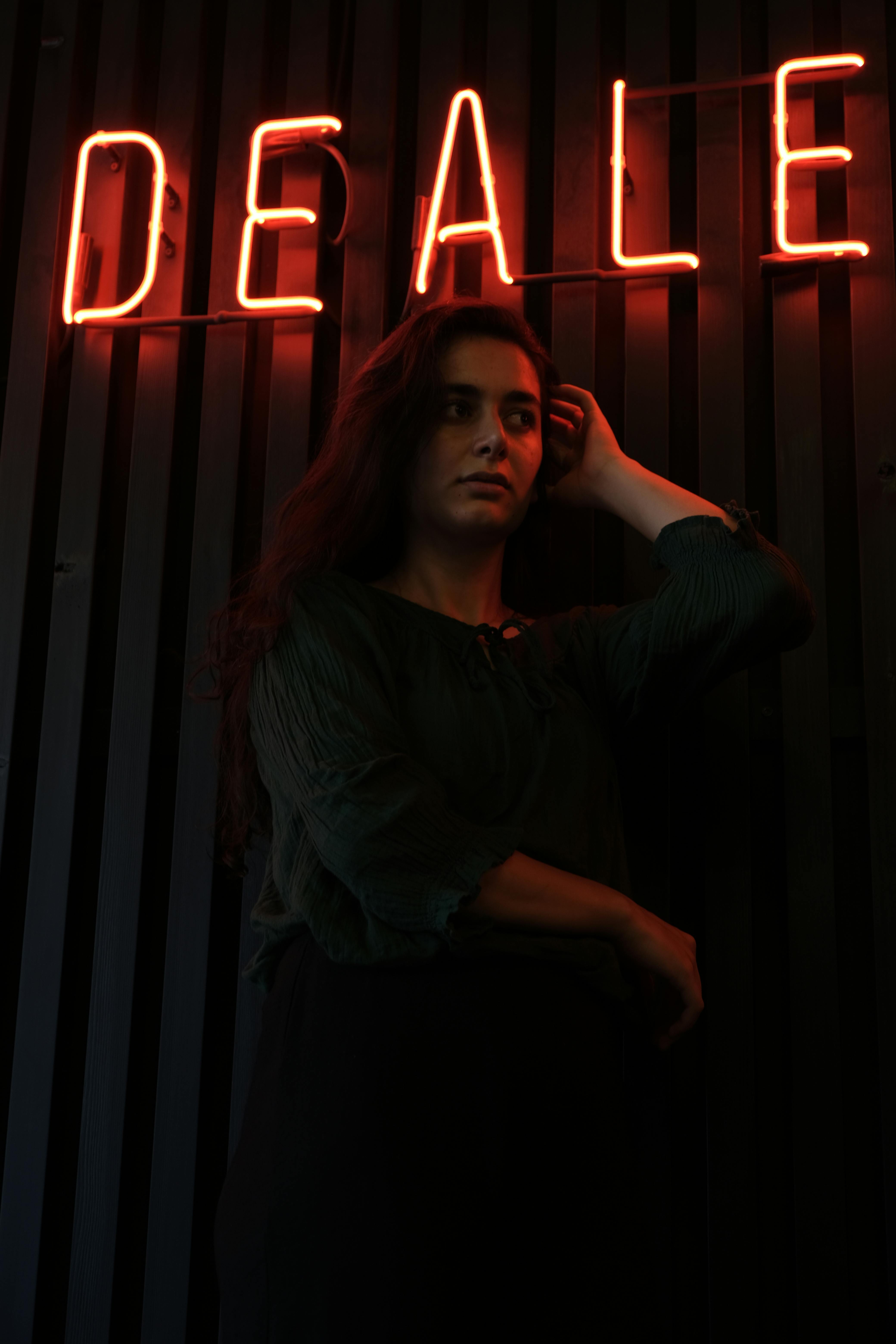 Red and White Neon Light Signage · Free Stock Photo