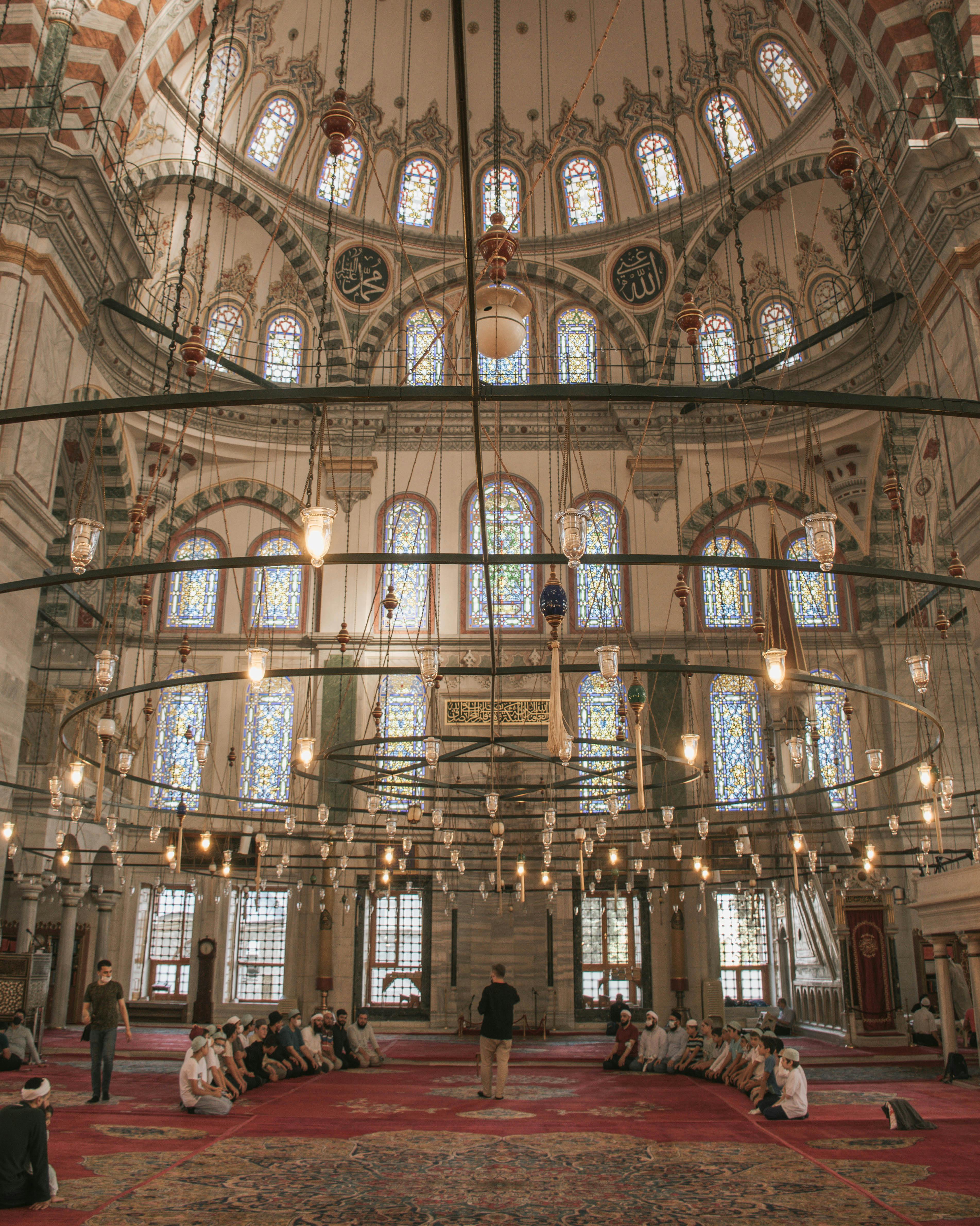 People Inside Building With Glass Windows · Free Stock Photo