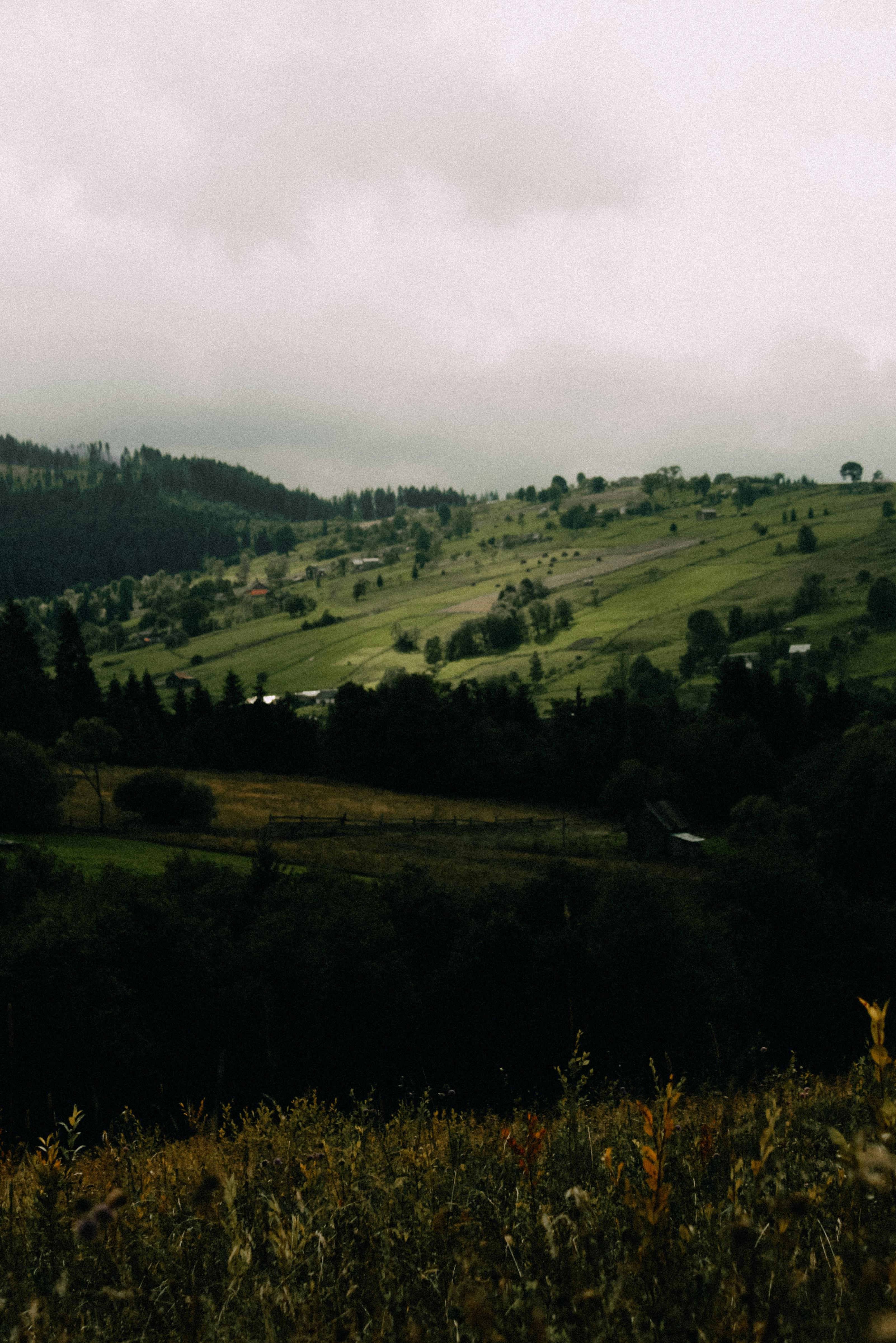 Overcast over Plains · Free Stock Photo