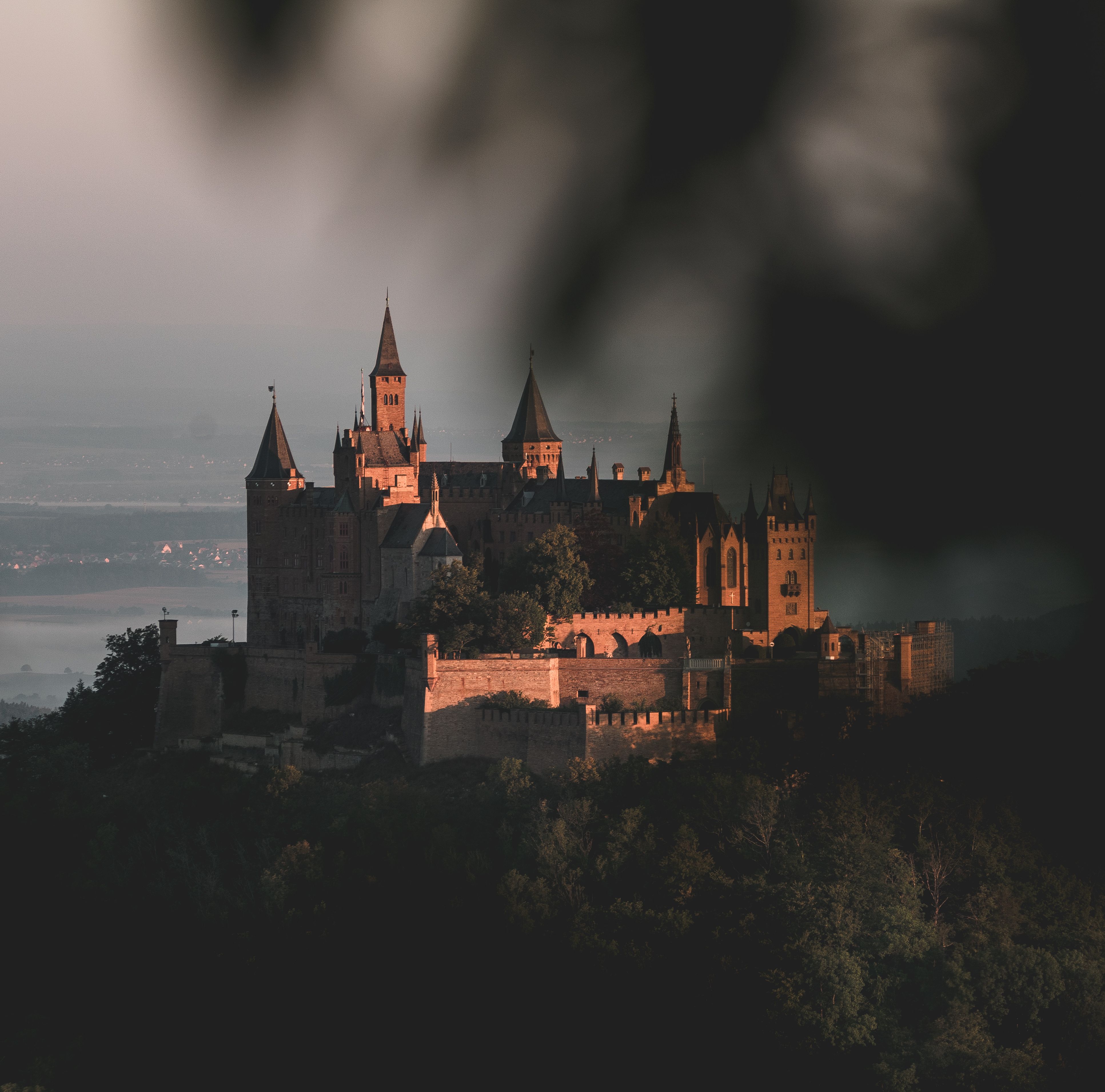 Aerial View of a Castle · Free Stock Photo