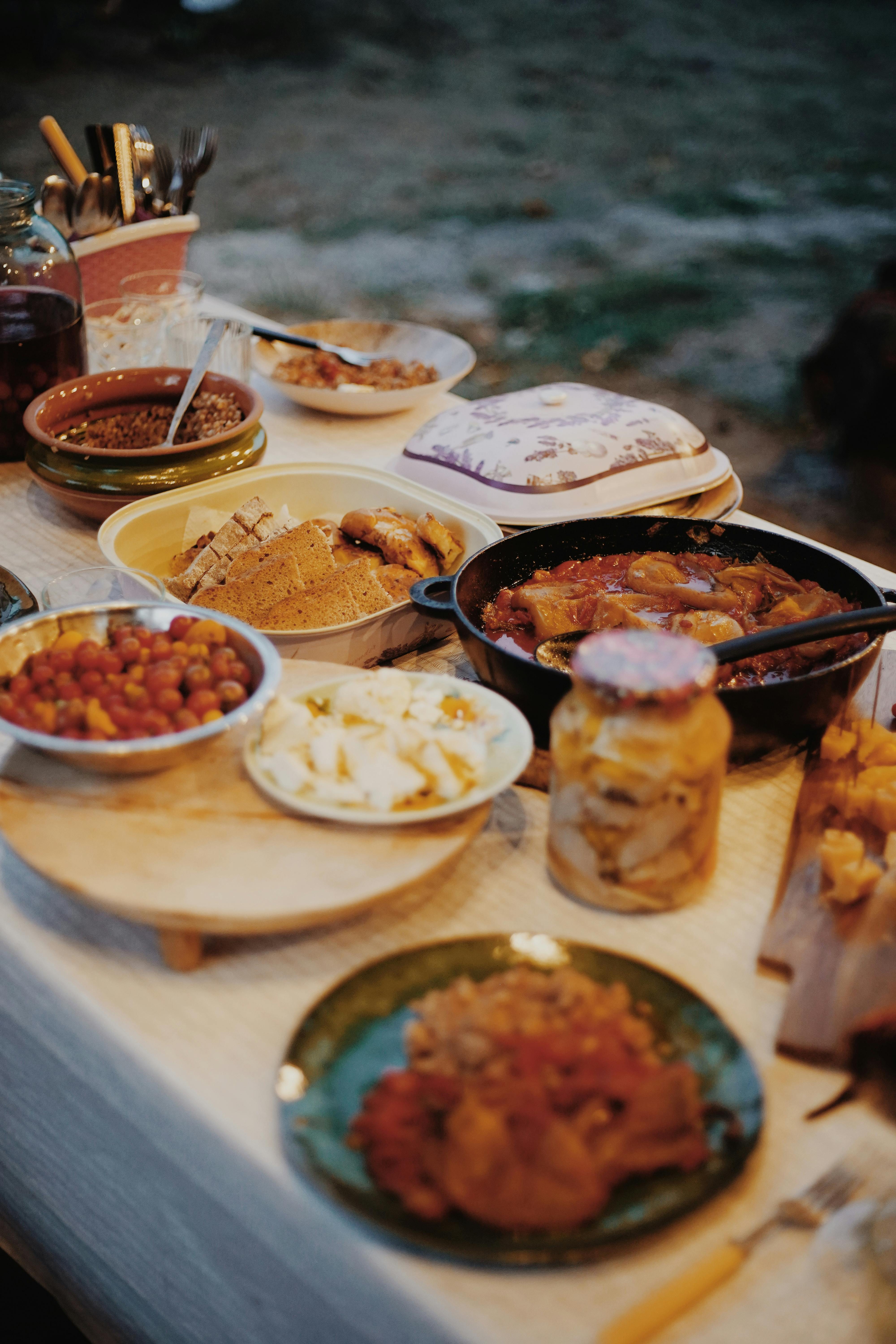 Cooked Food on the Table · Free Stock Photo