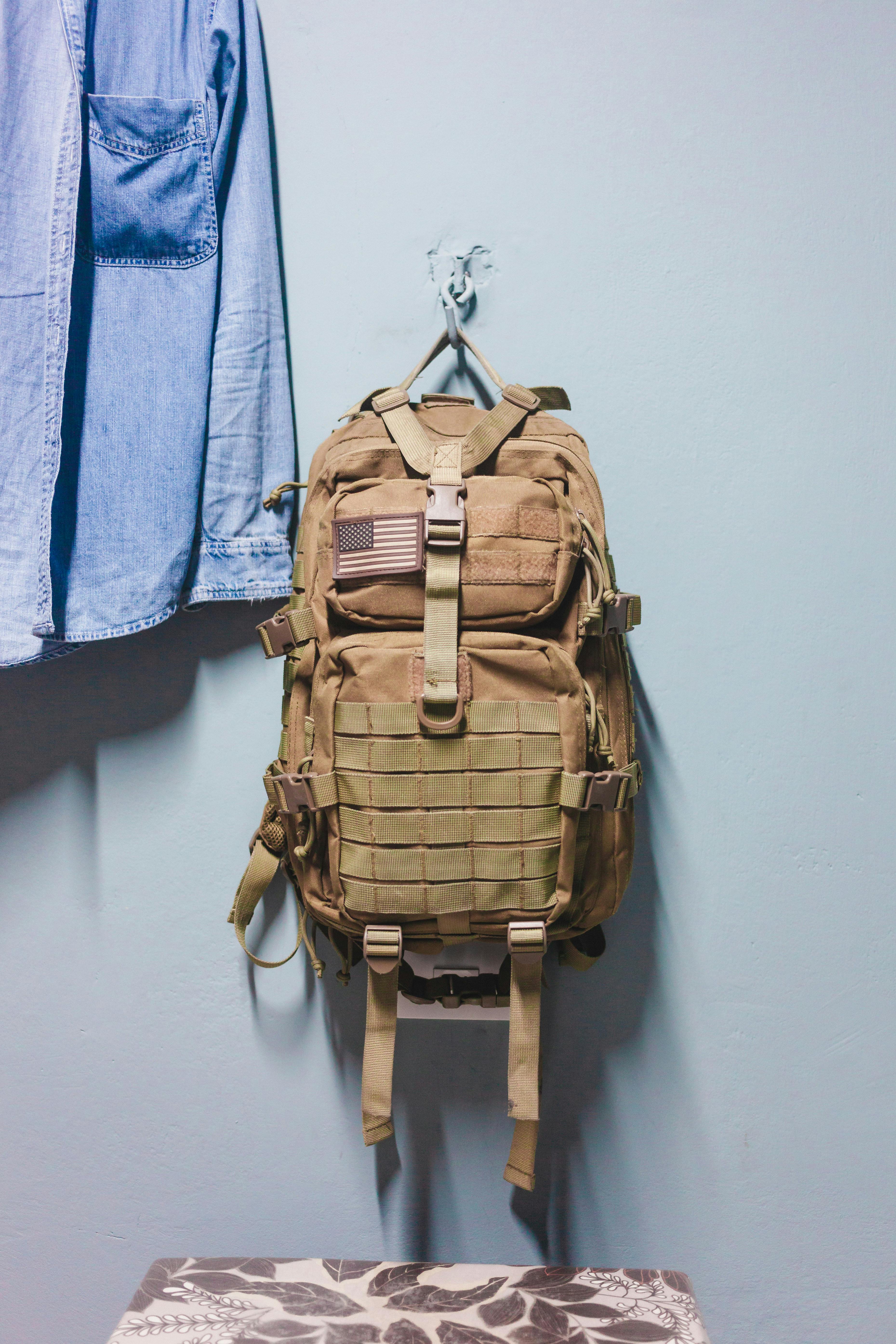 Close-Up Shot of a Black Backpack · Free Stock Photo
