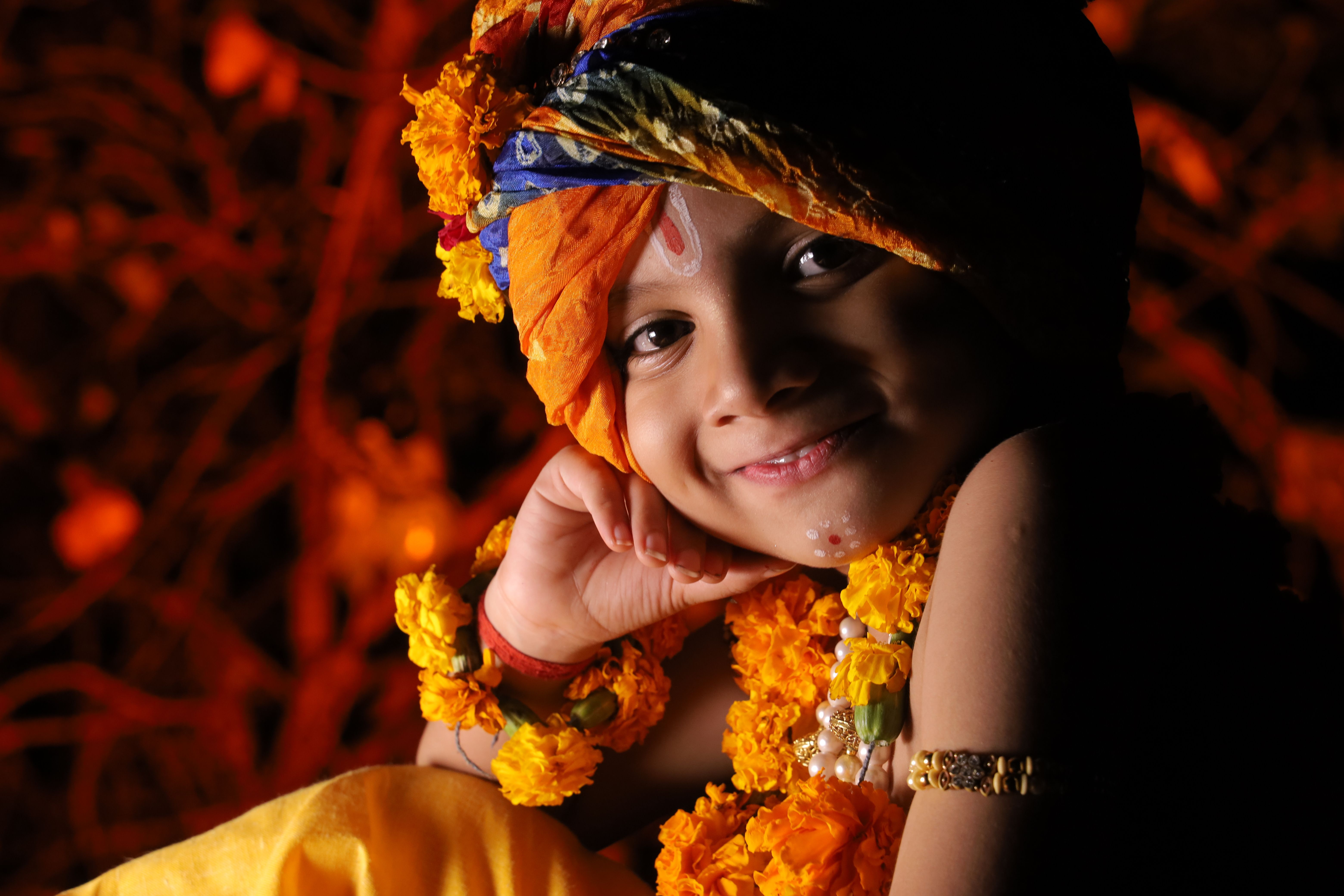 A Child wearing Turban · Free Stock Photo