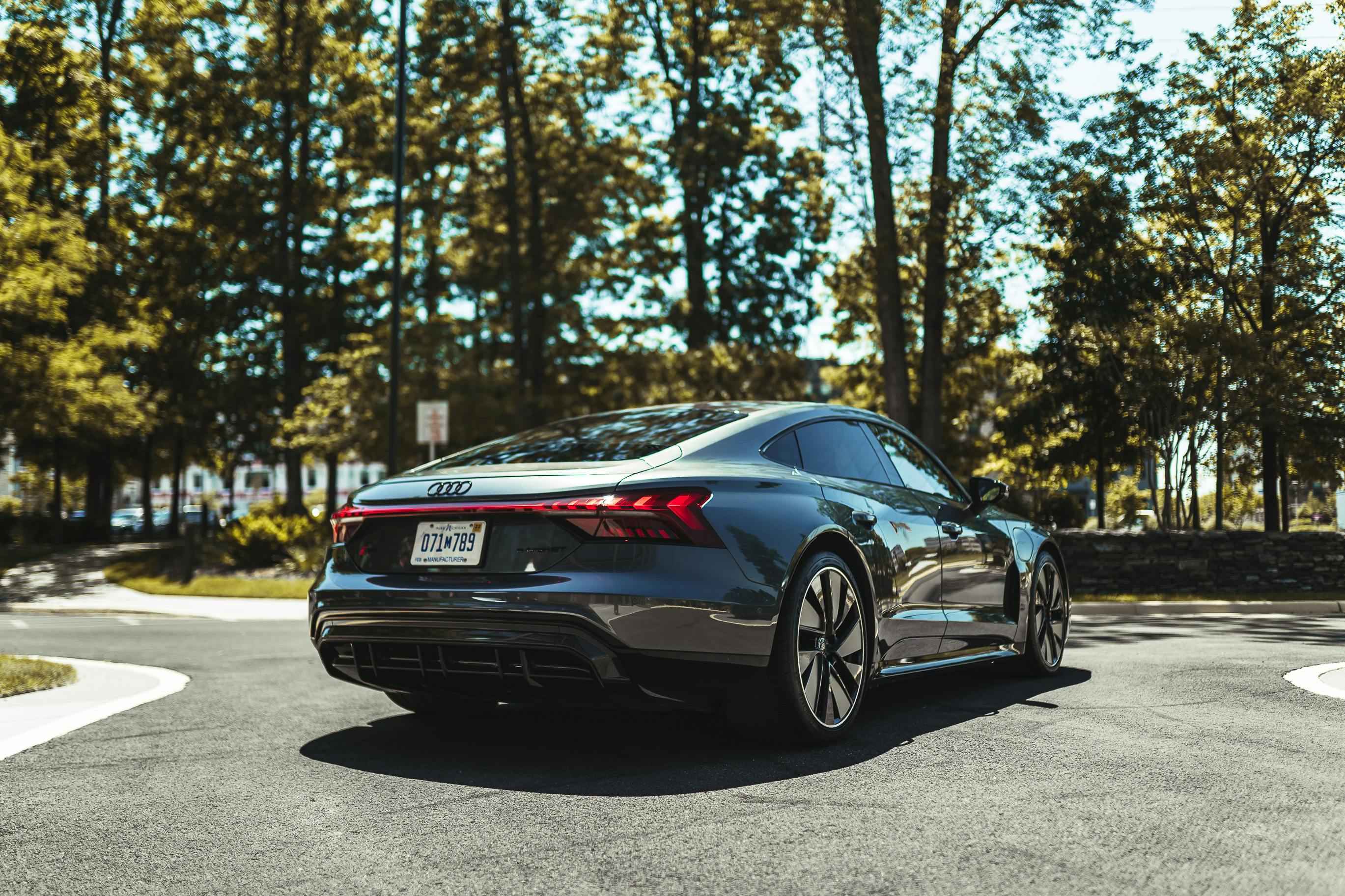 Black Audi on the Road · Free Stock Photo