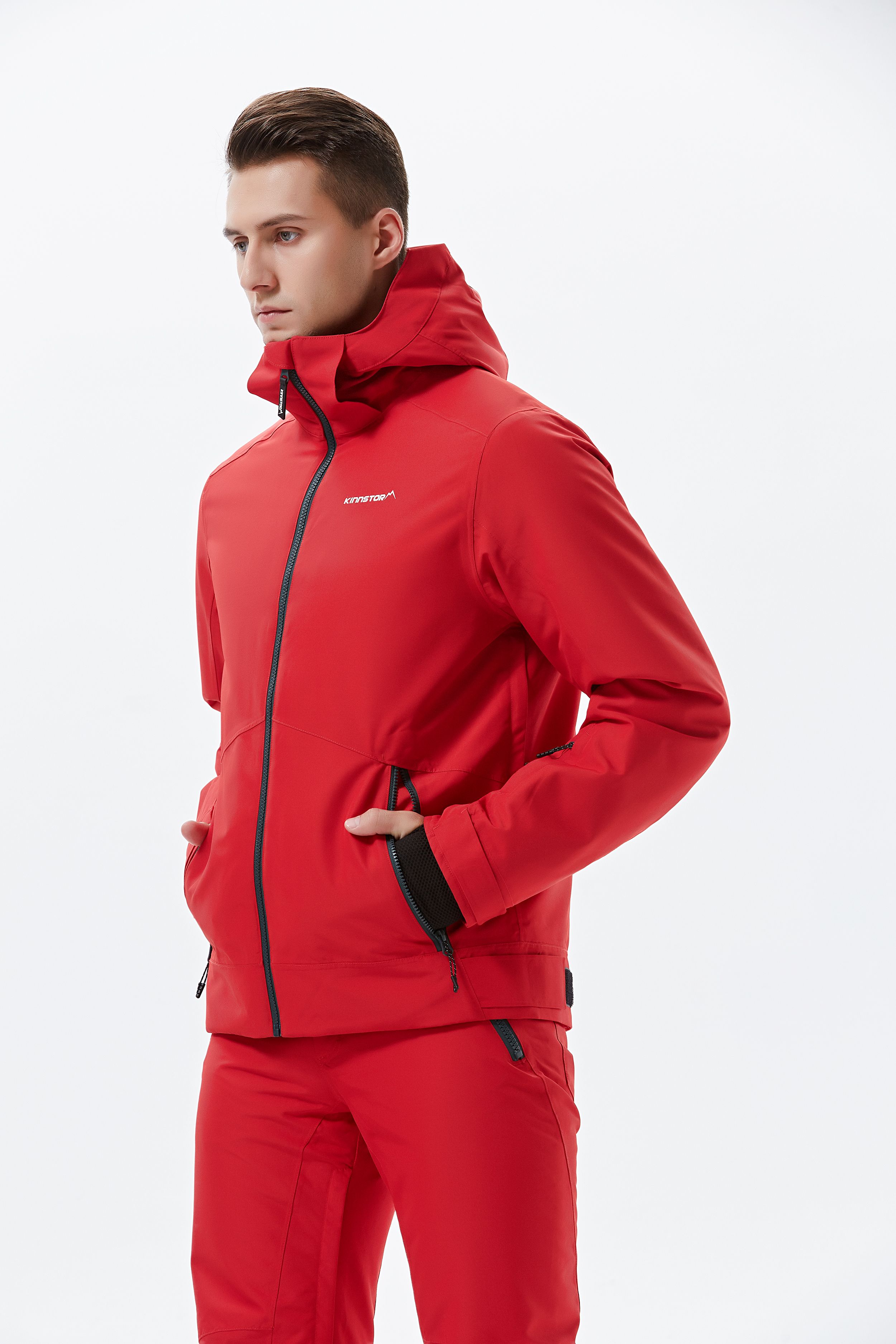 Man in Red Hoodie Jacket with Hand in Pocket · Free Stock Photo