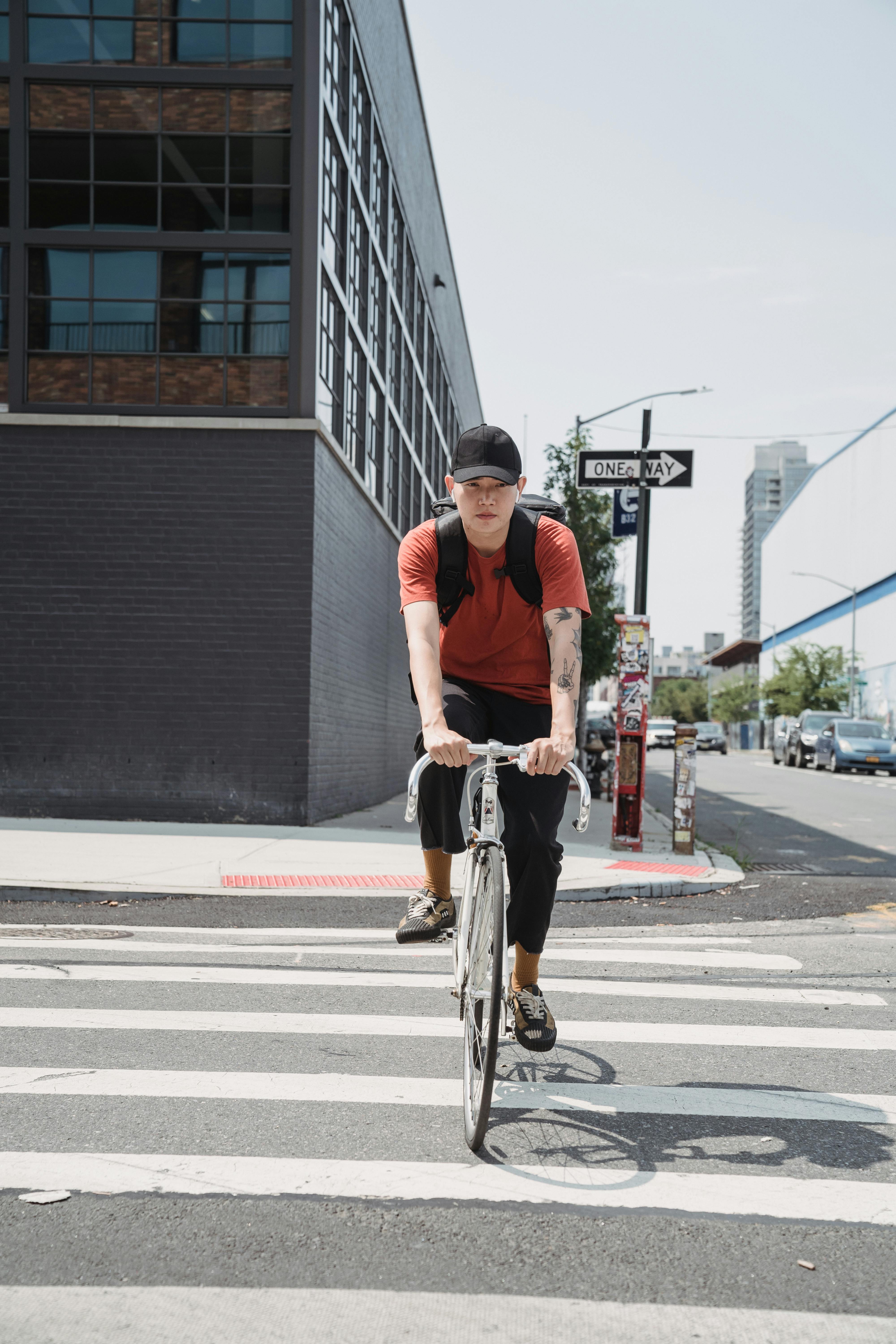 A Guy Riding A Bicycle Photos, Download The BEST Free A Guy Riding A ...