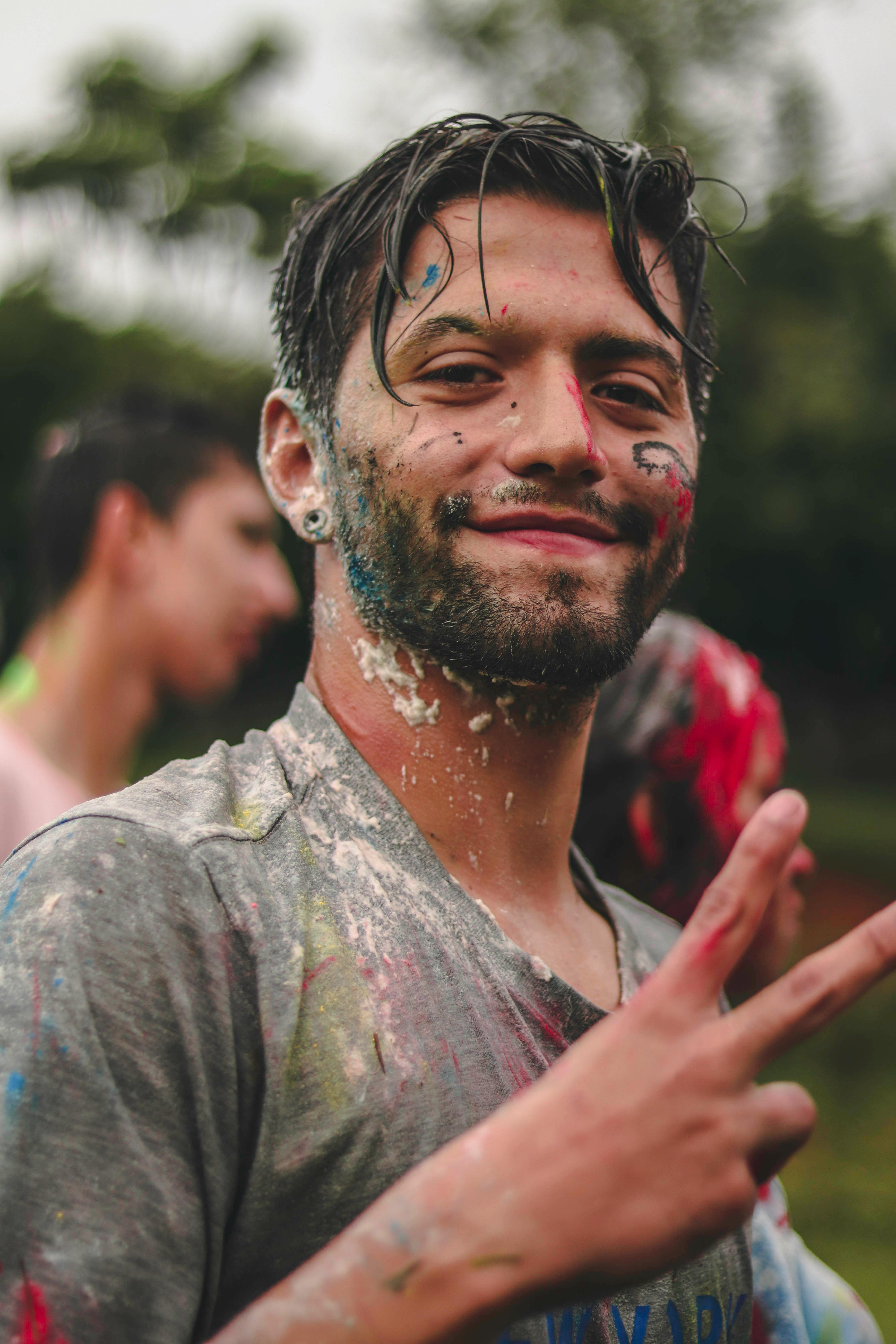 A Man Pointing at the Monitor · Free Stock Photo