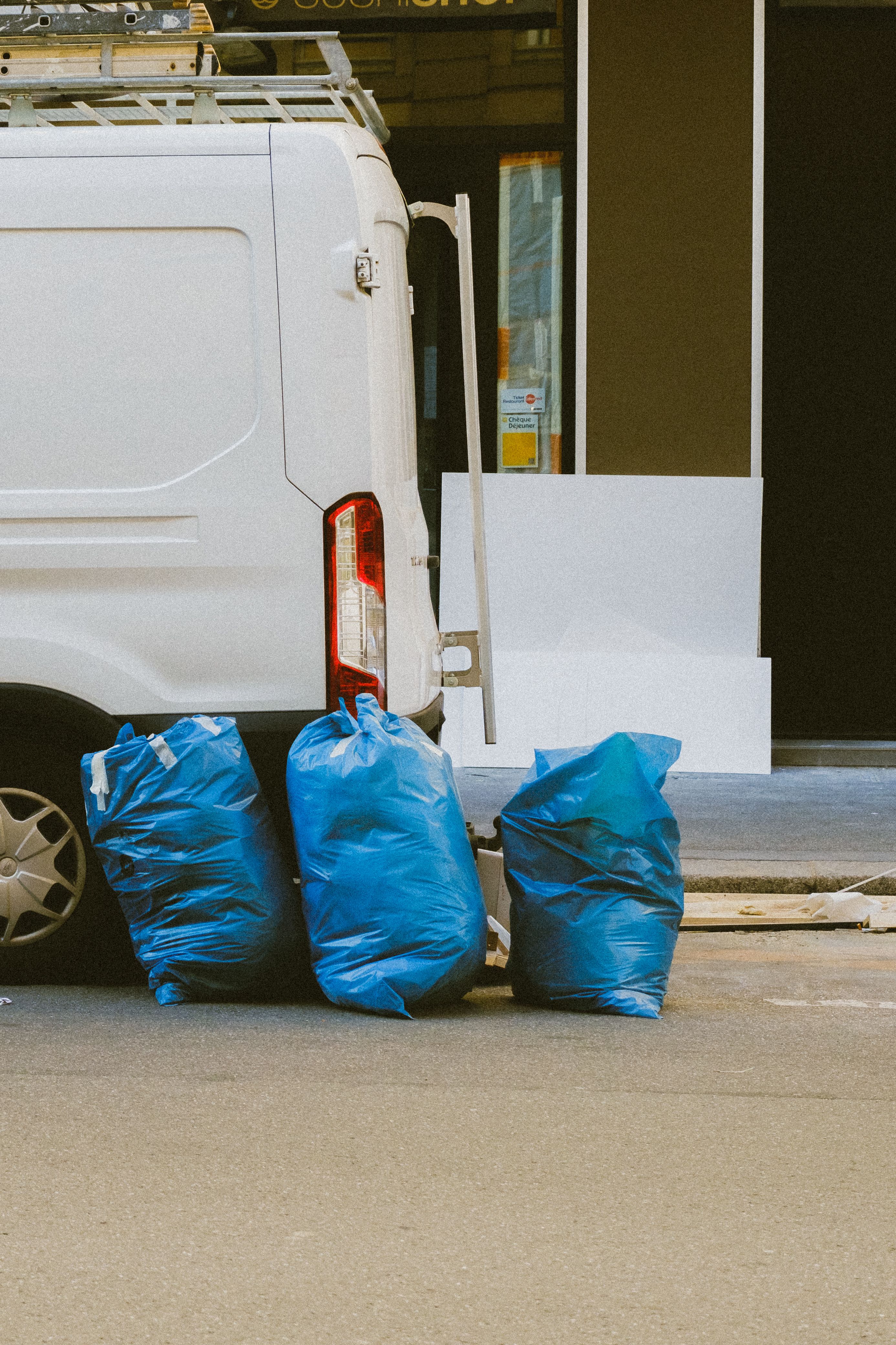 A Pile of Garbage in a Yard · Free Stock Photo