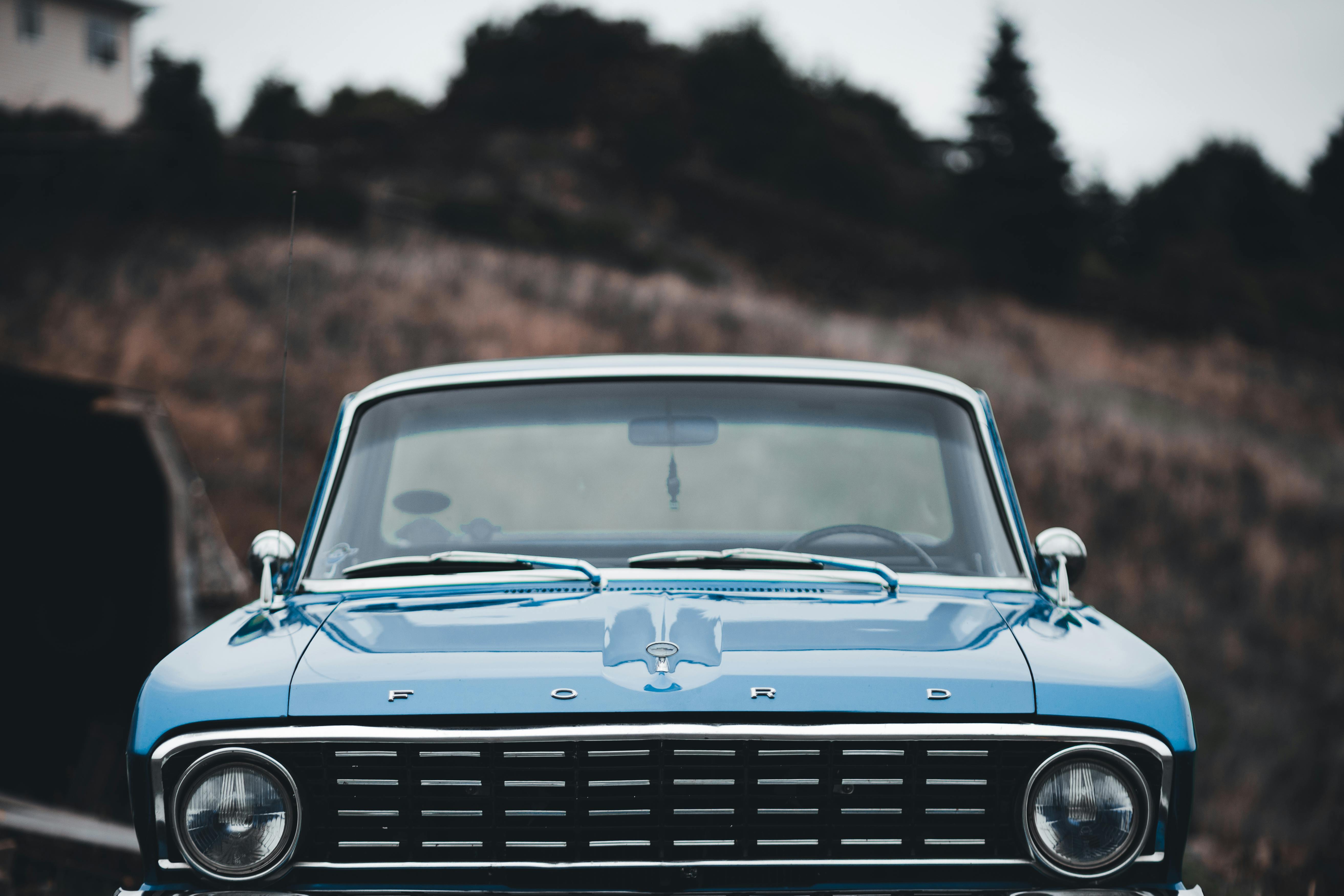 Photo of a Blue Car Ford Falcon · Free Stock Photo