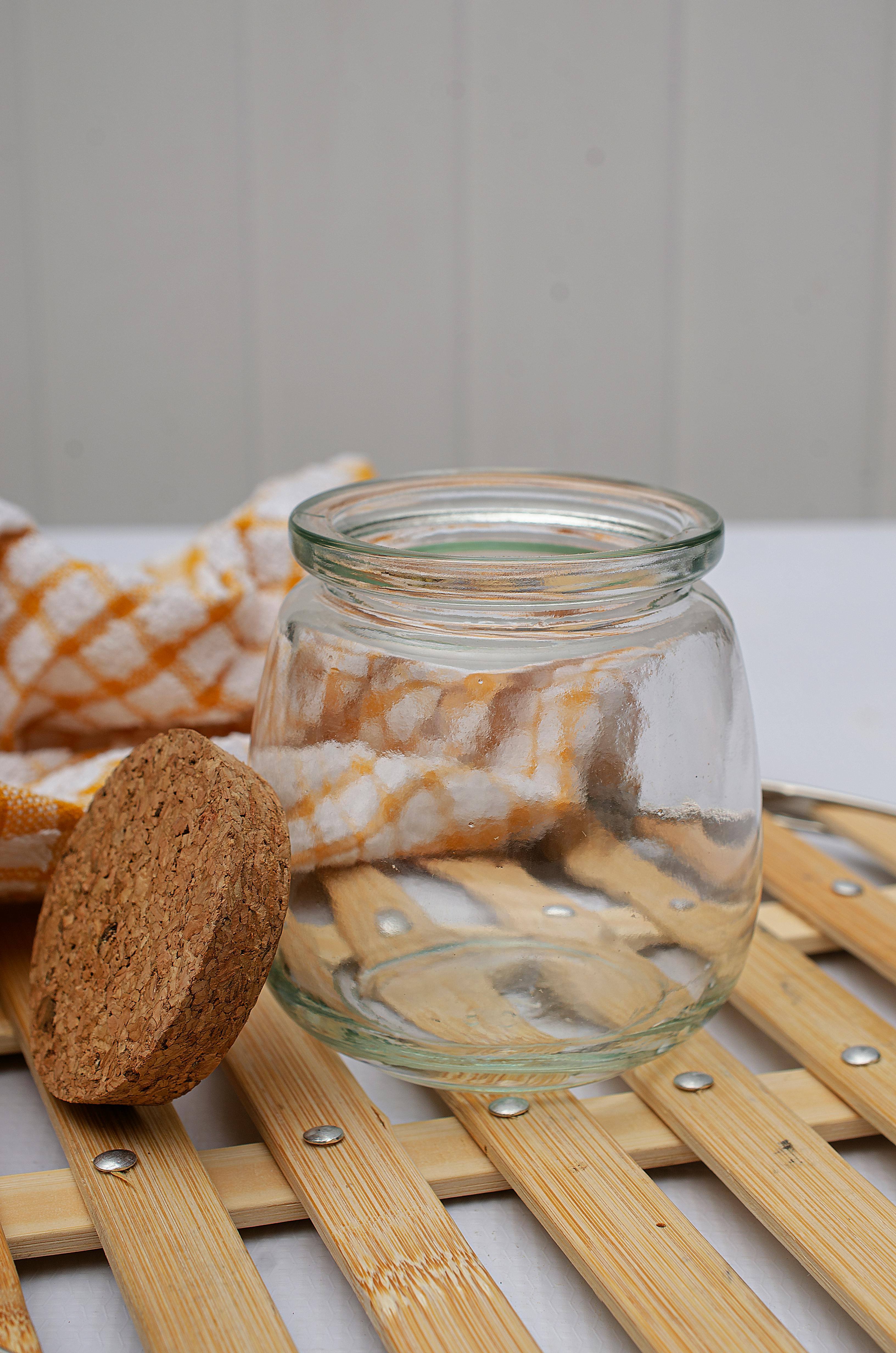 Glass jar with Cork Lid · Free Stock Photo