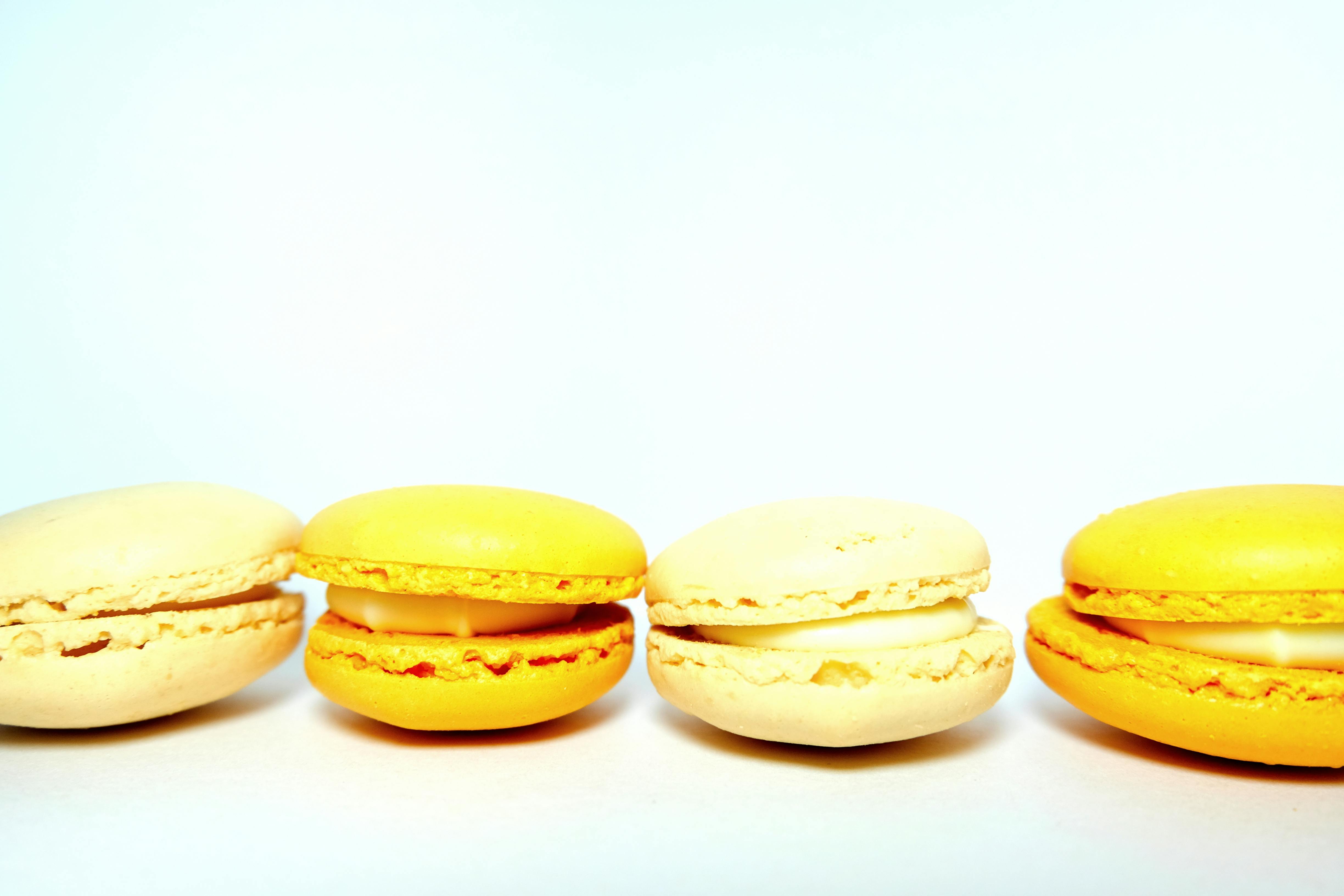Yellow Macaroons · Free Stock Photo