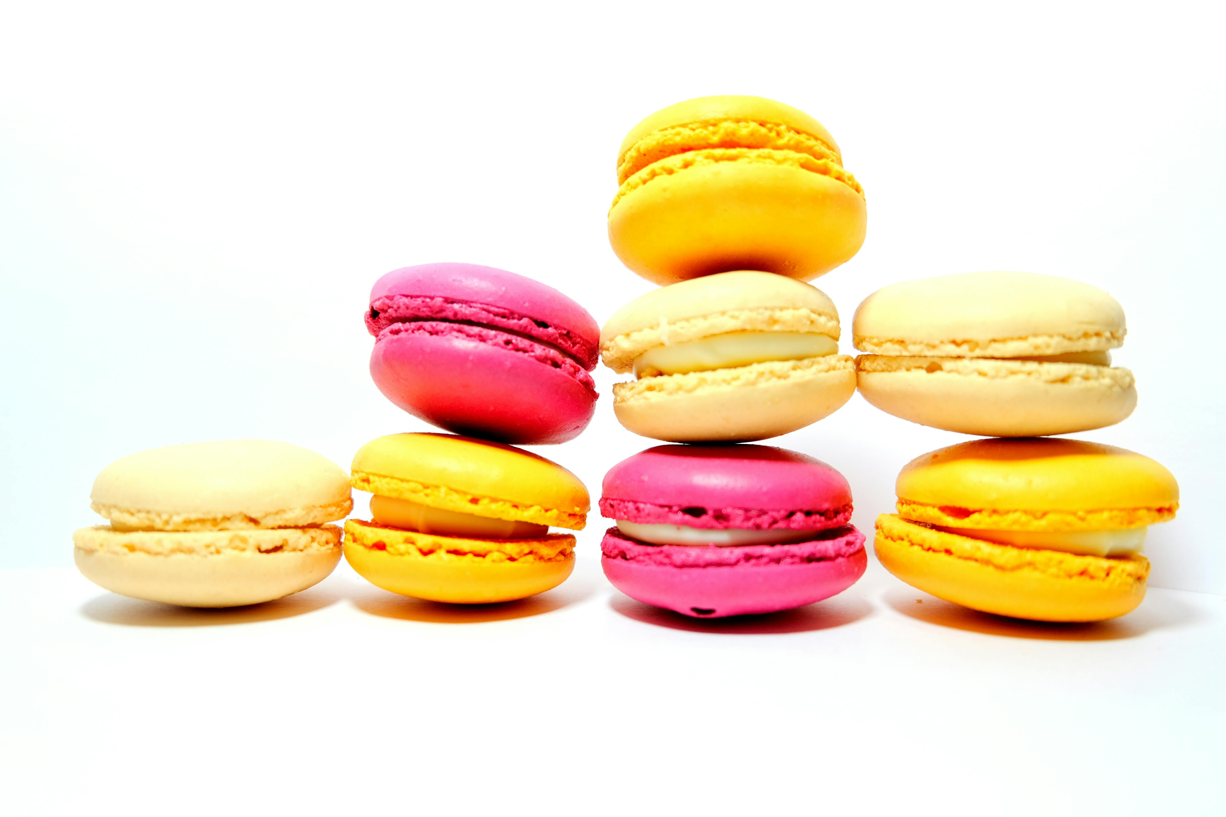 Free stock photo of cream, cute, macarons