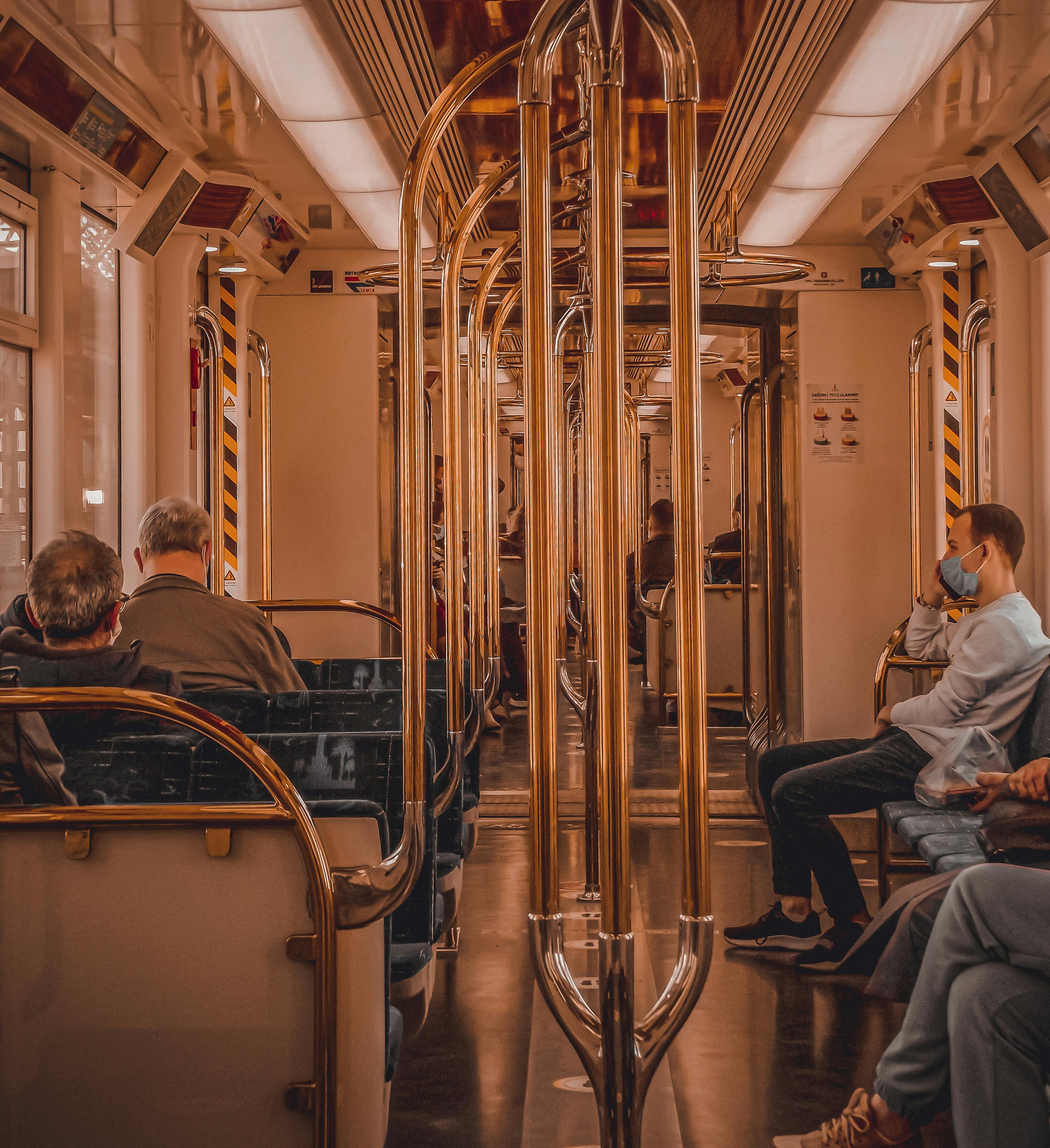Passengers on a Train · Free Stock Photo