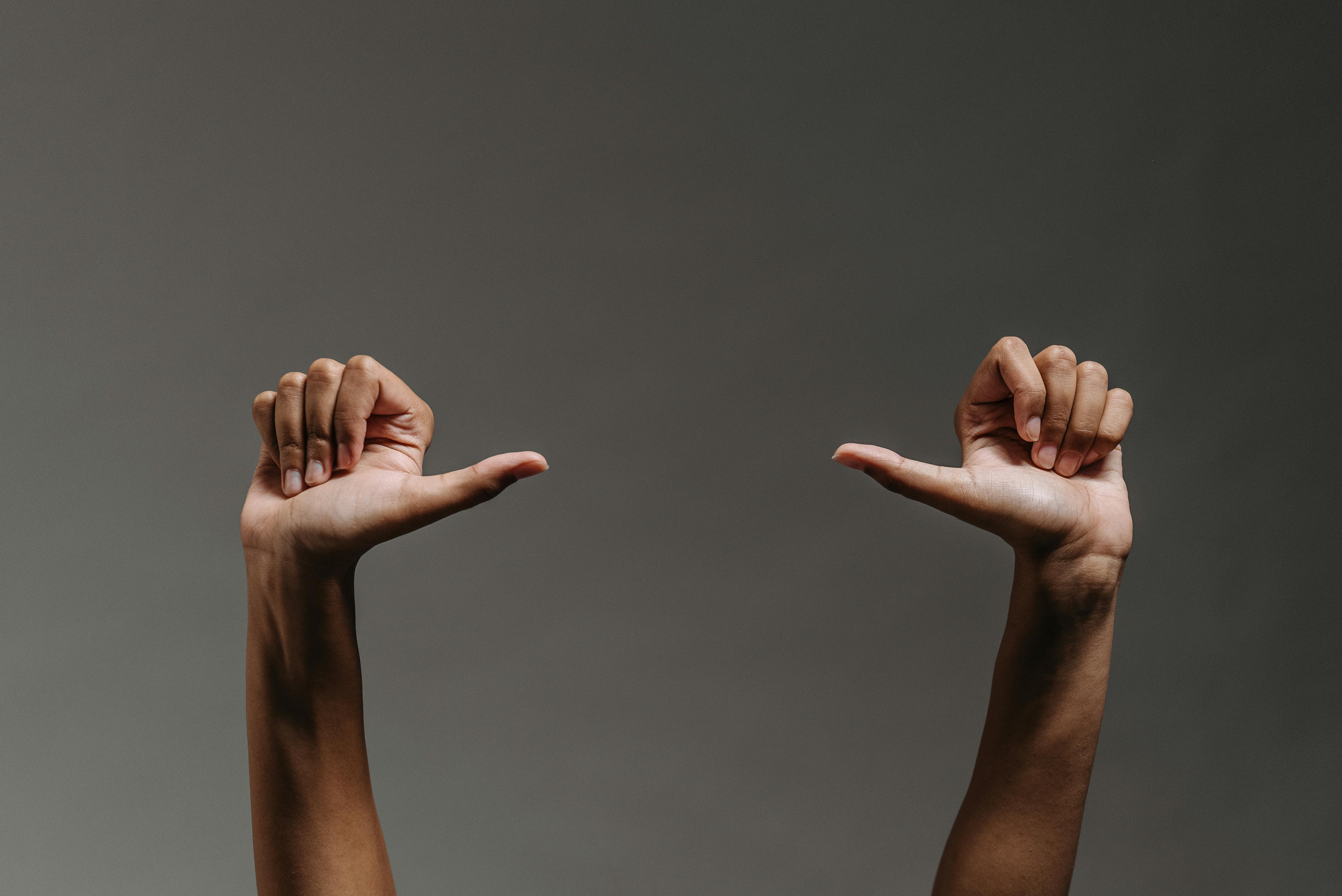 A Person Making a Hand Gesture · Free Stock Photo