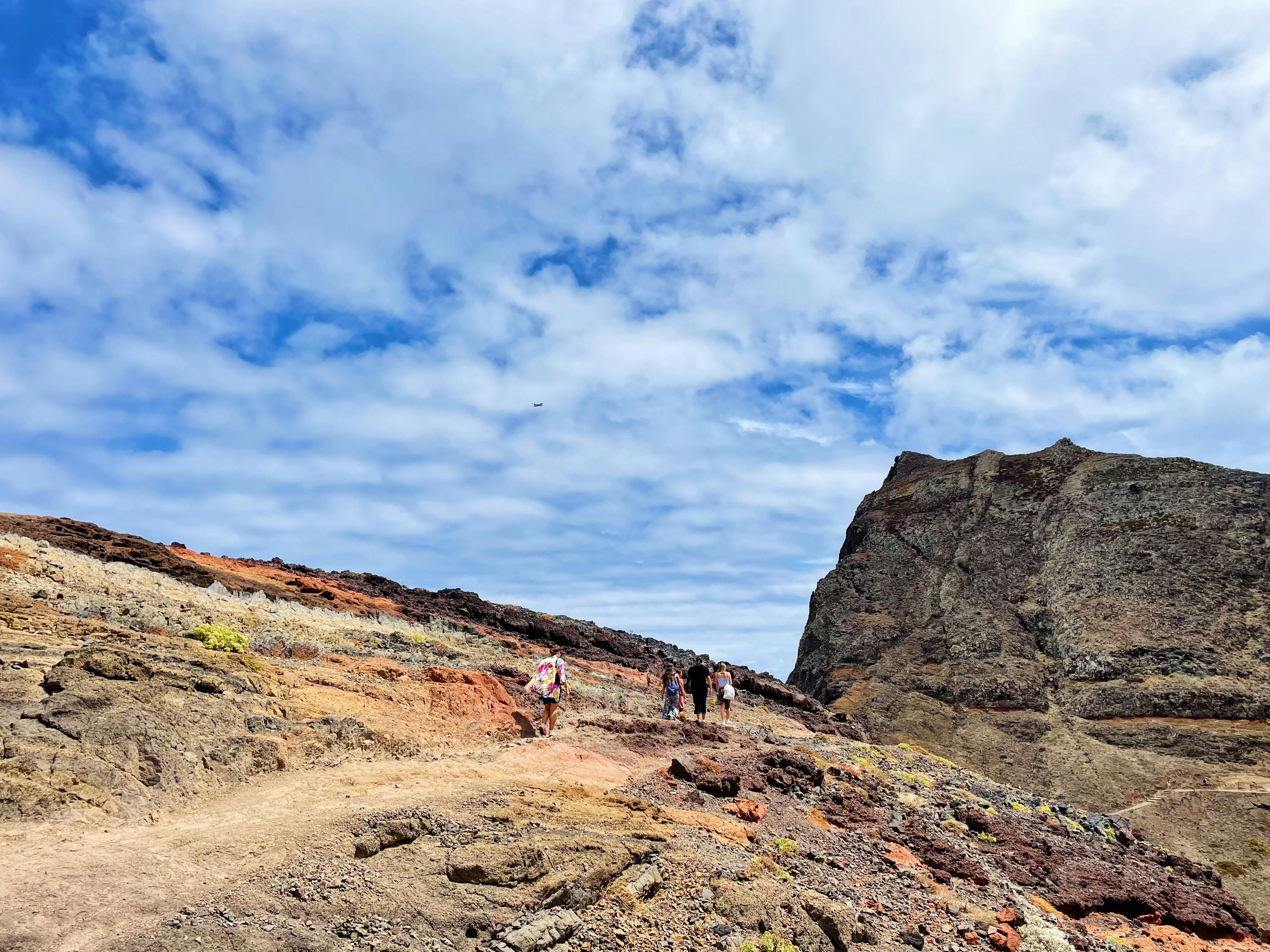 People Hiking on Rock Mountain · Free Stock Photo