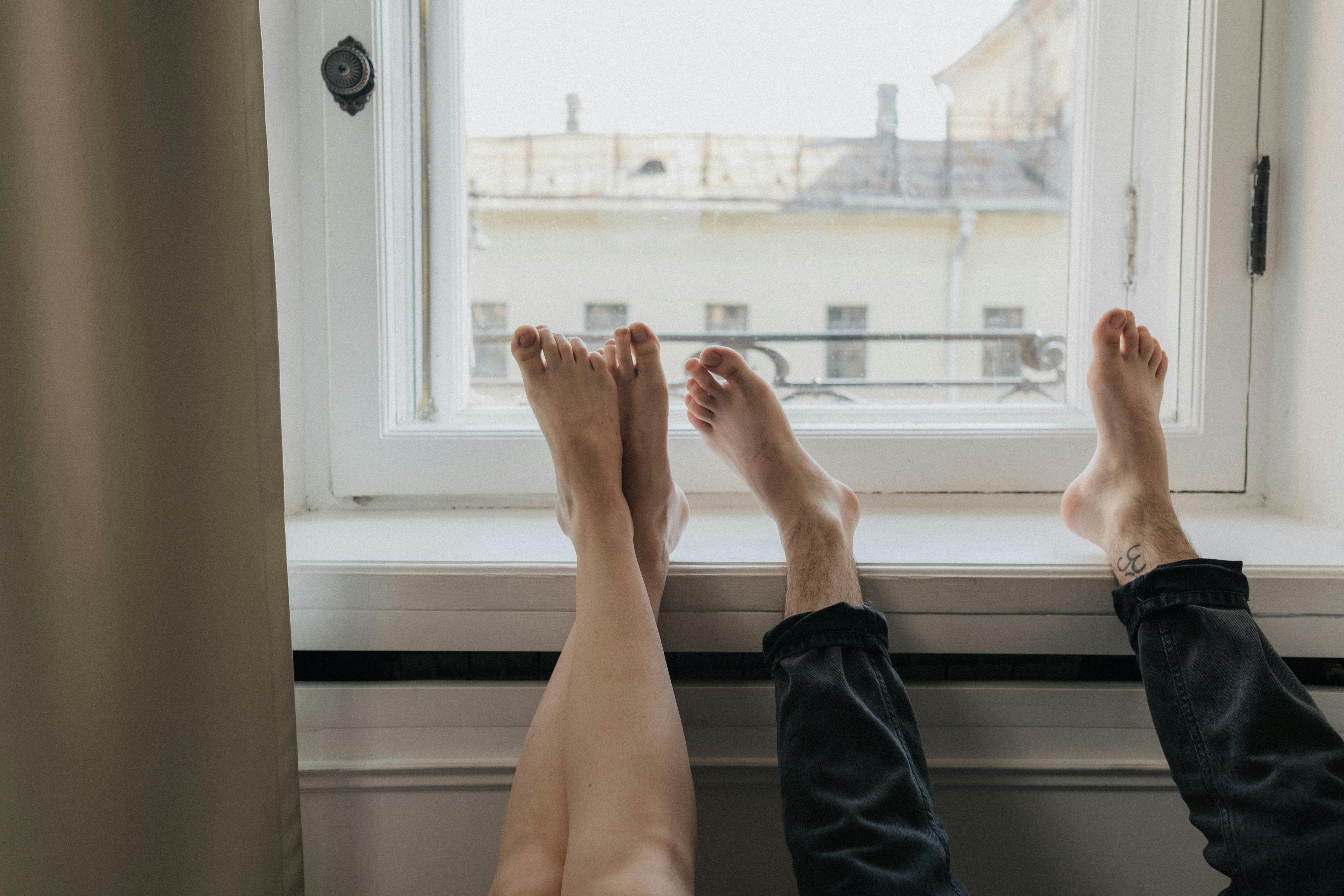 Feet on the Windowsill · Free Stock Photo