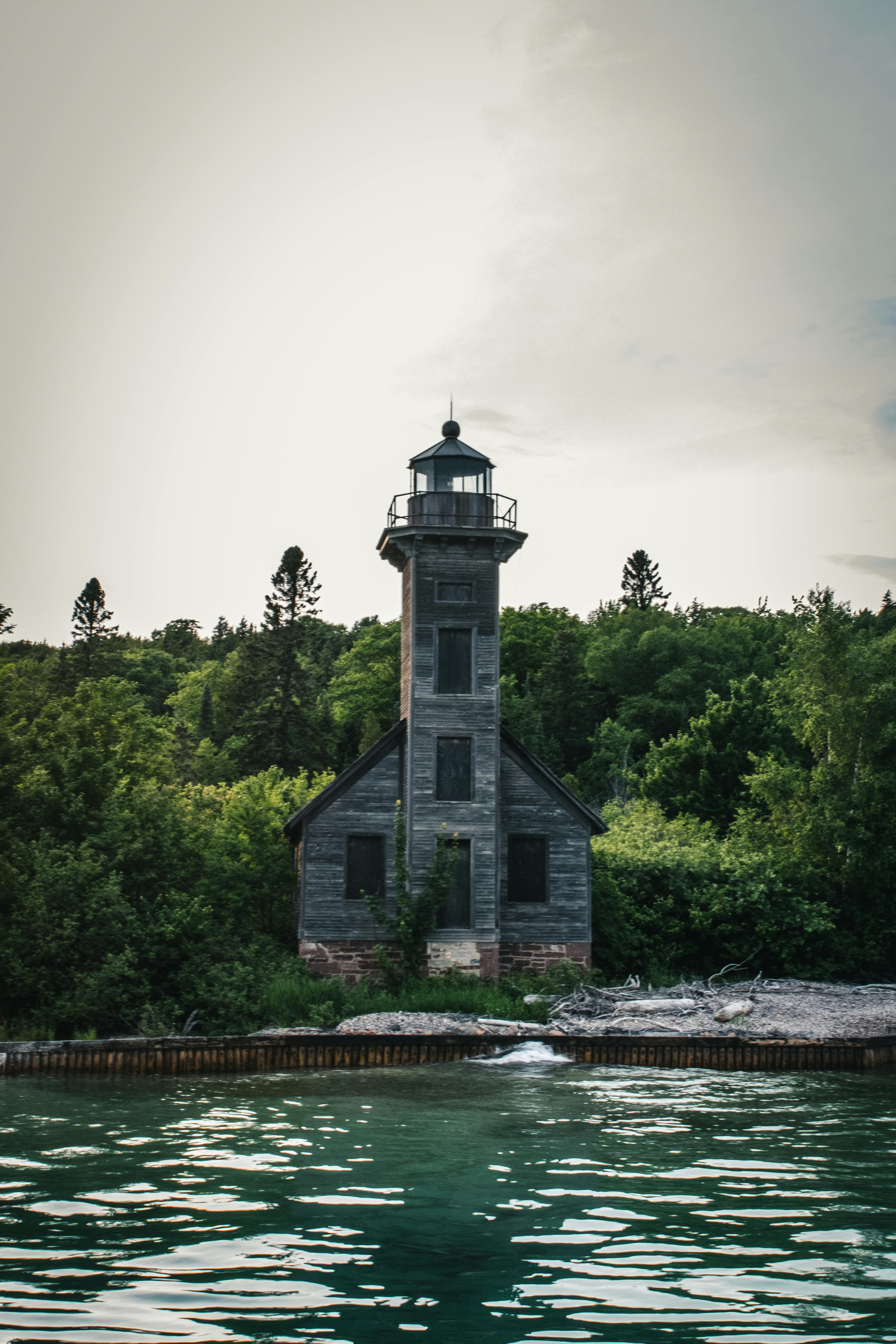 Orange Lighthouse · Free Stock Photo