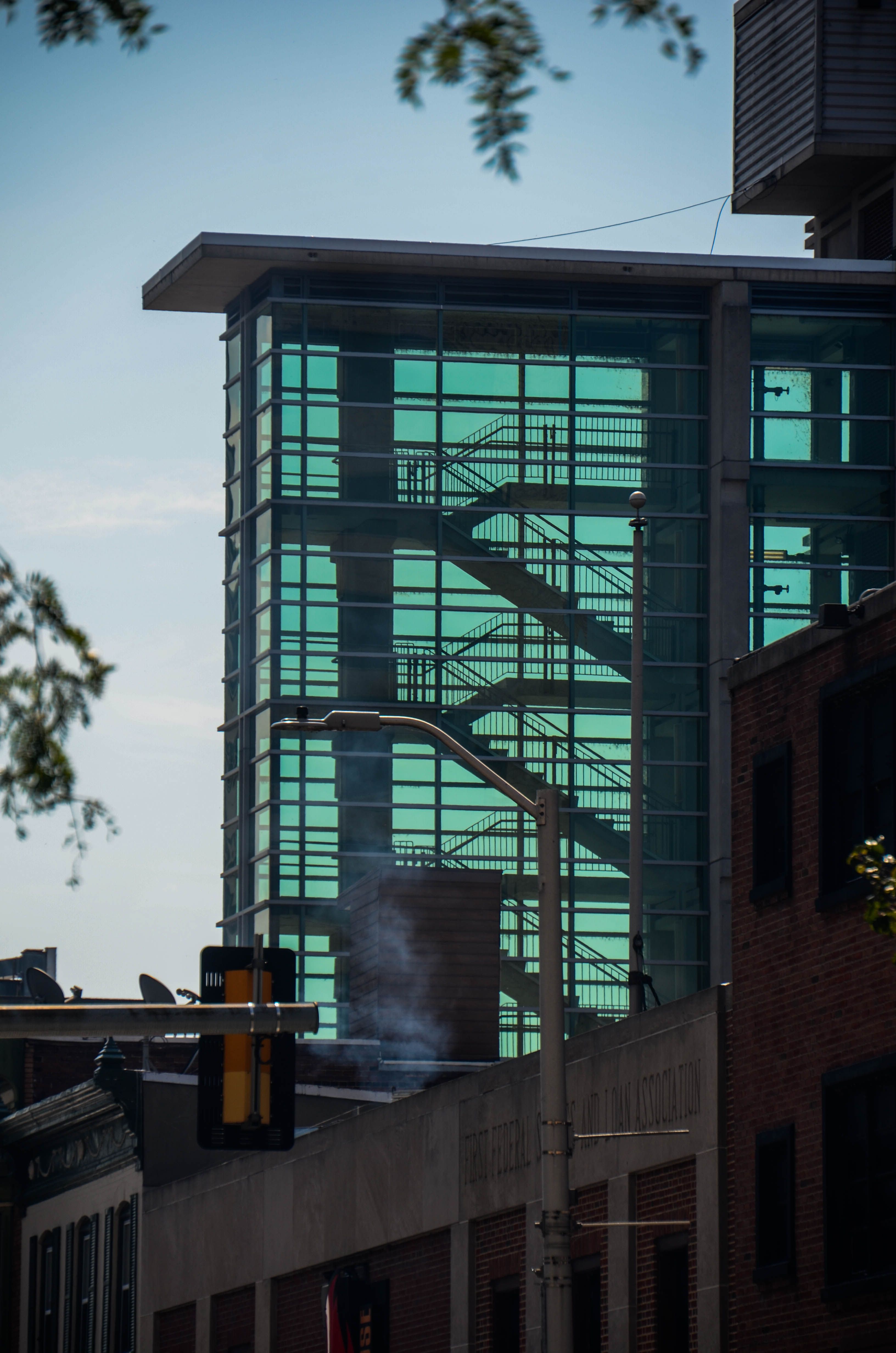 A View from Inside a Building · Free Stock Photo