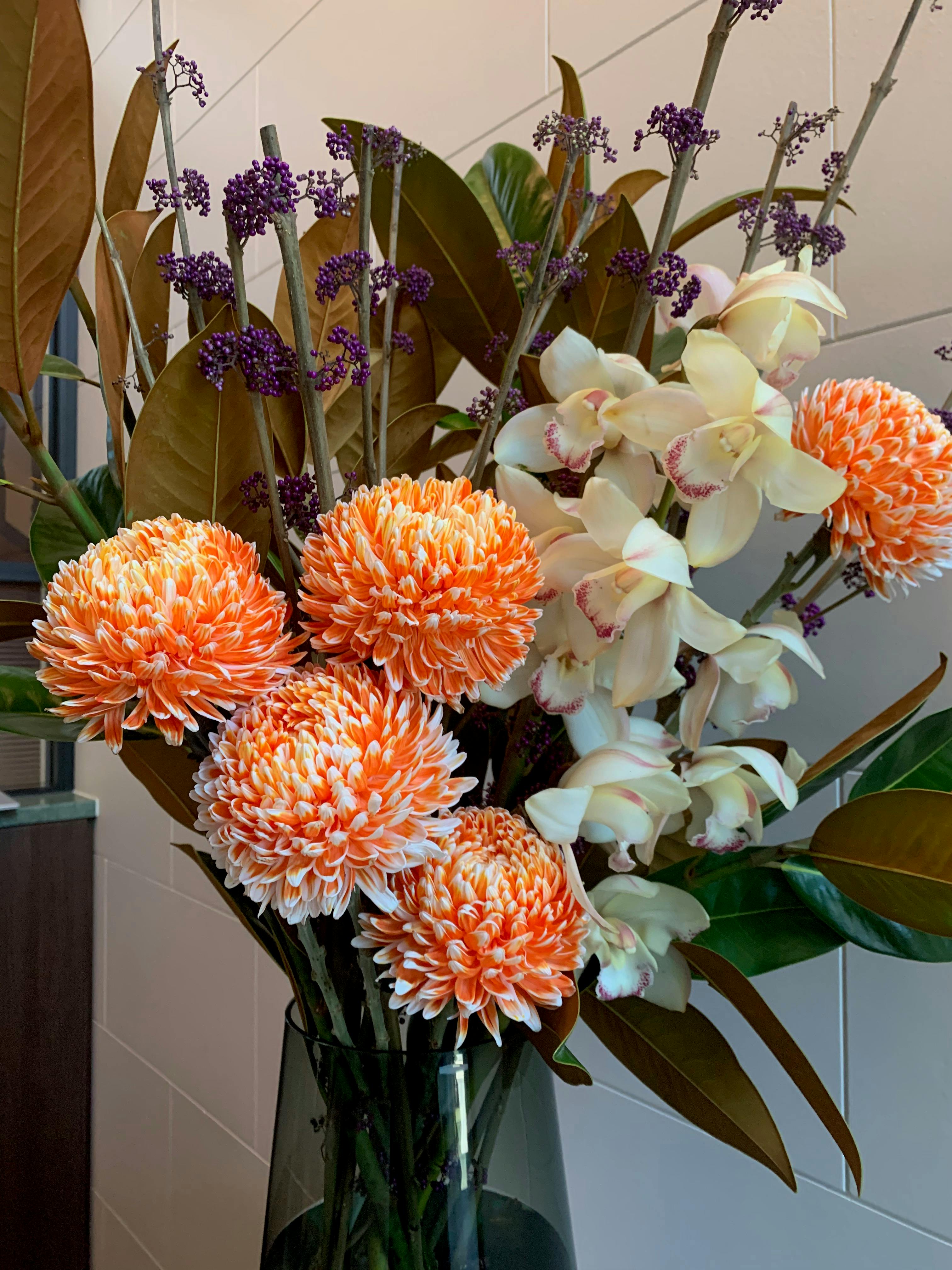 Colorful Flowers in the Vase · Free Stock Photo