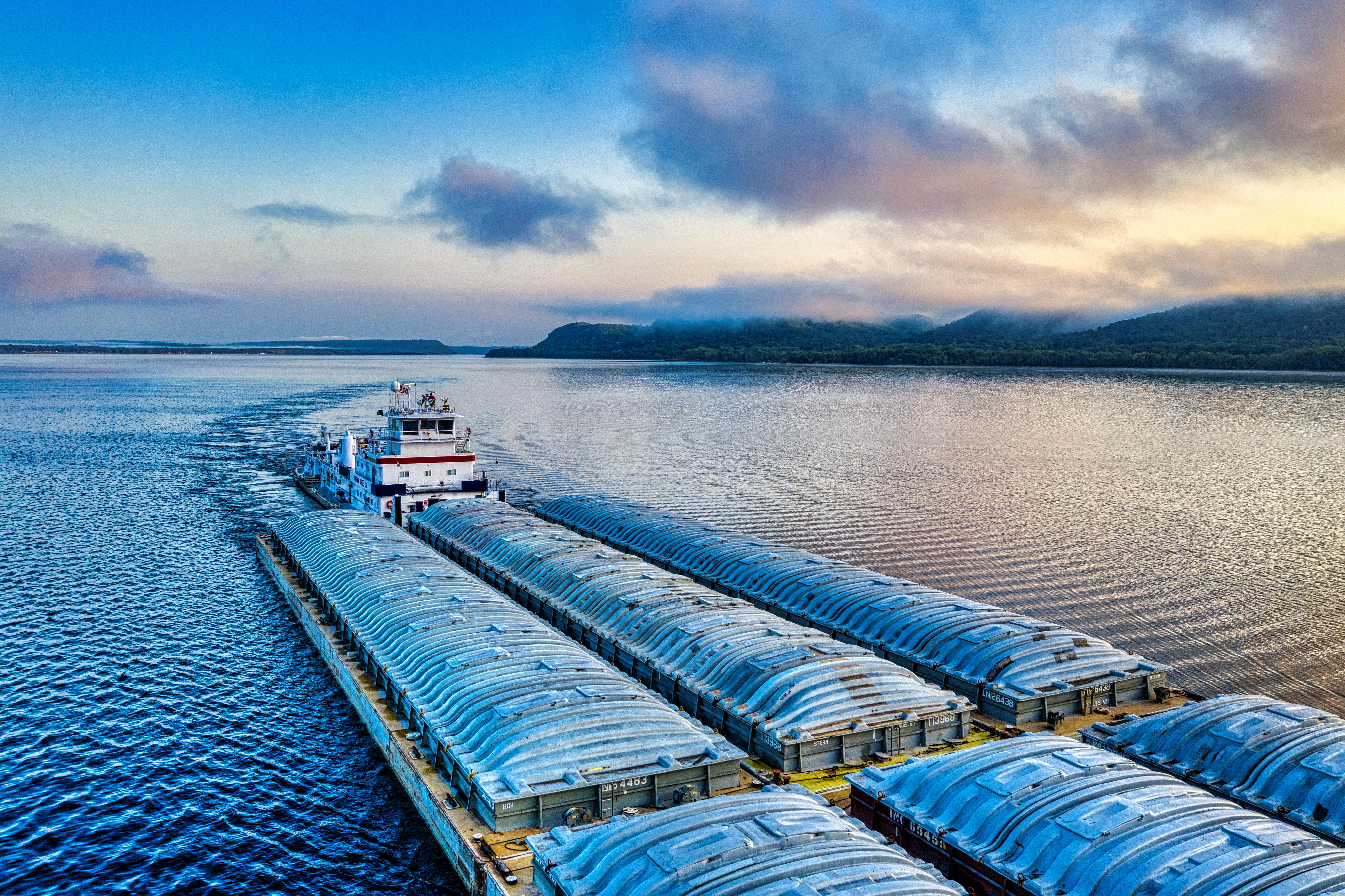 Sea and Barge Transportation · Free Stock Photo