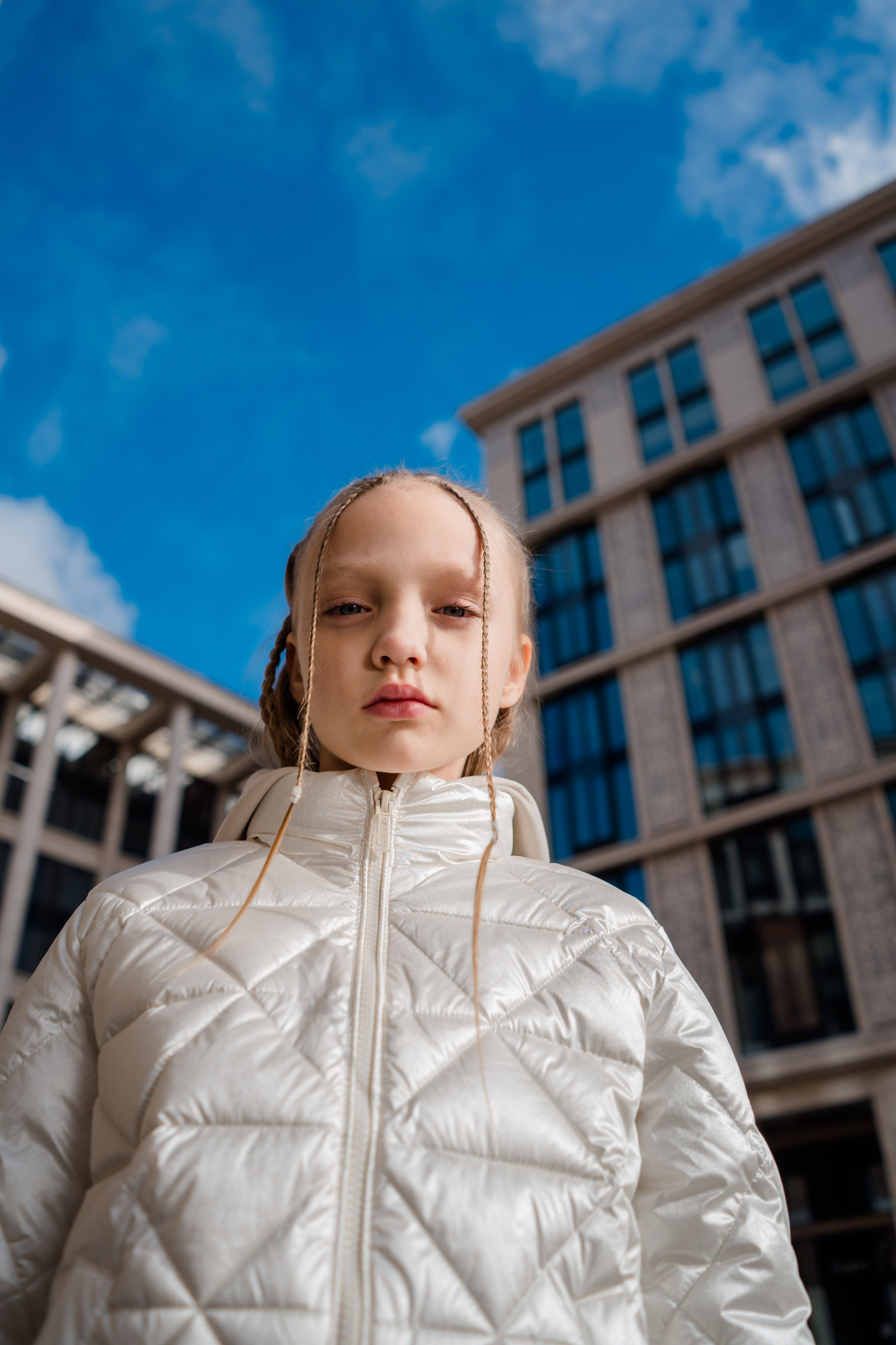 Low Angle Shot of a Girl · Free Stock Photo