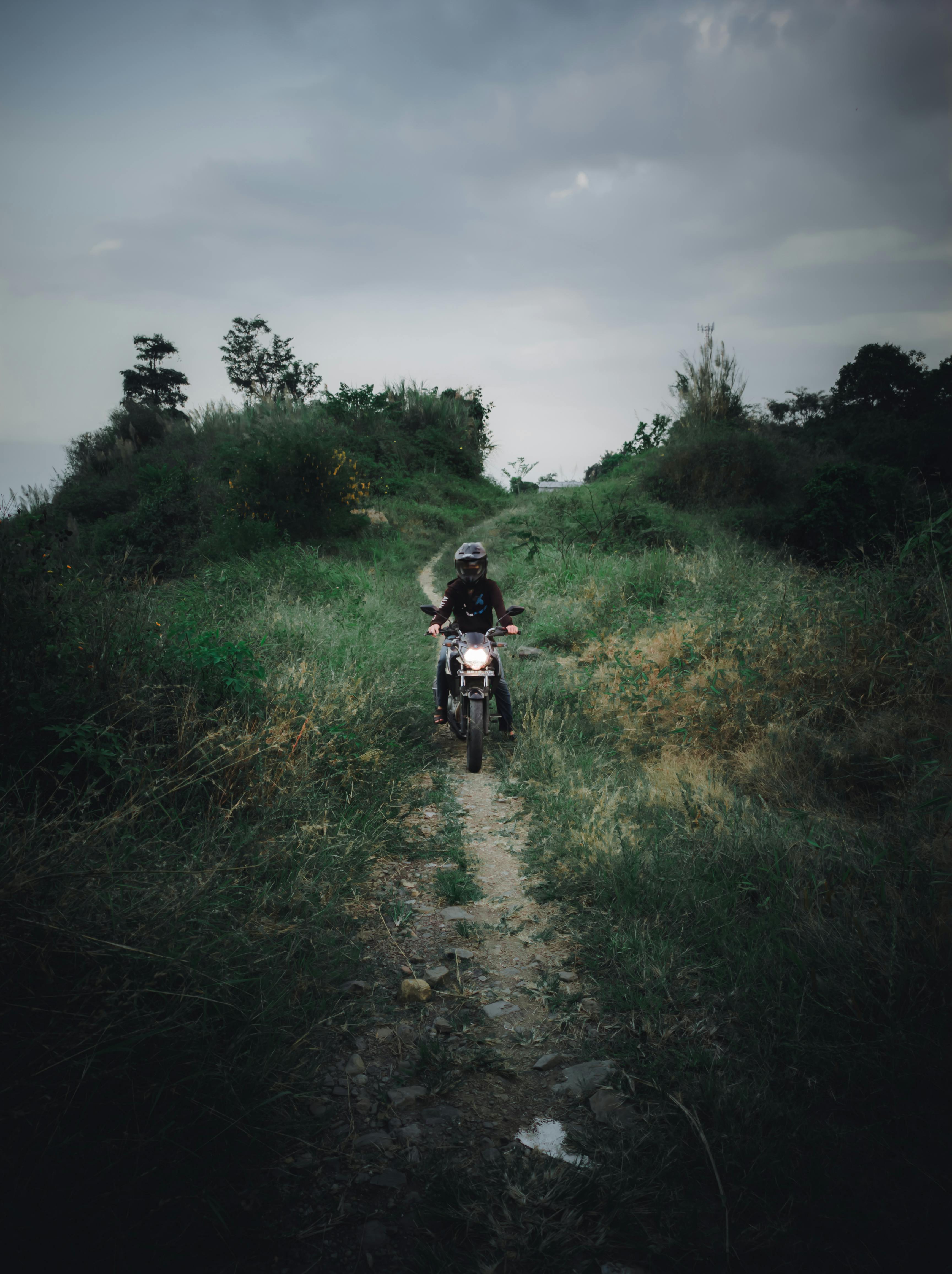 Man Riding A Moped · Free Stock Photo
