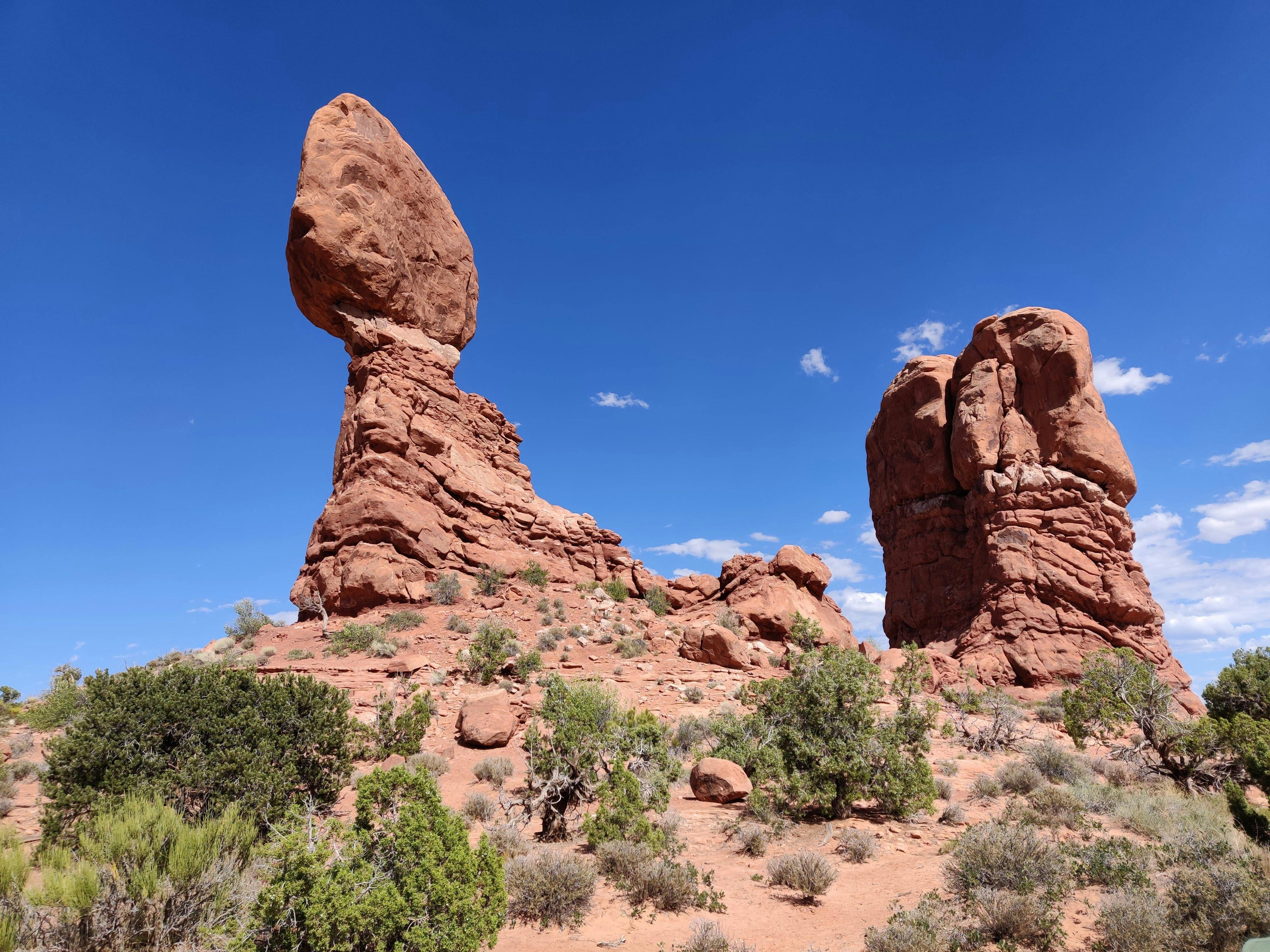 Inselbergs Standing in Desert · Free Stock Photo