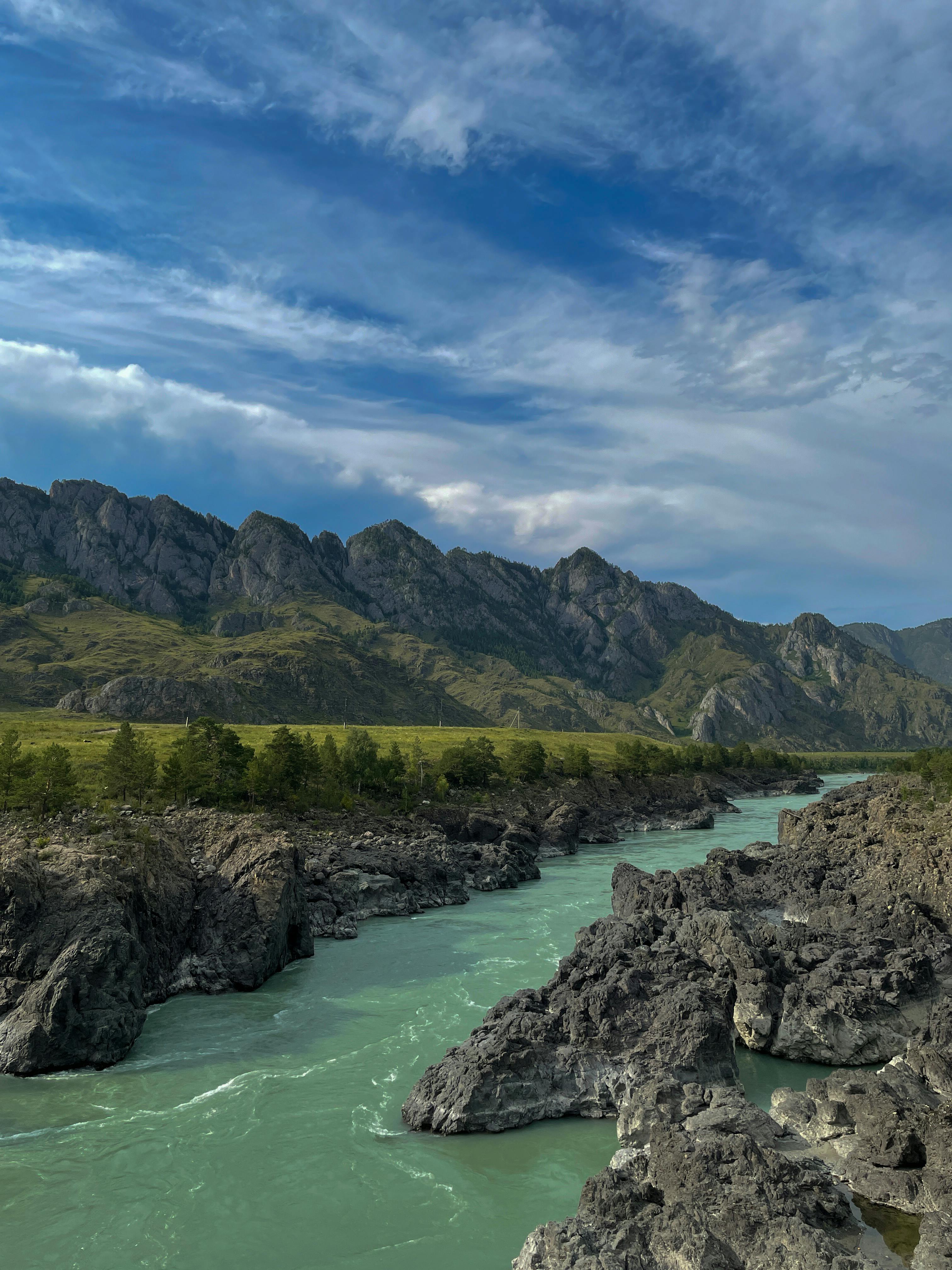 River in a Mountain Valley · Free Stock Photo