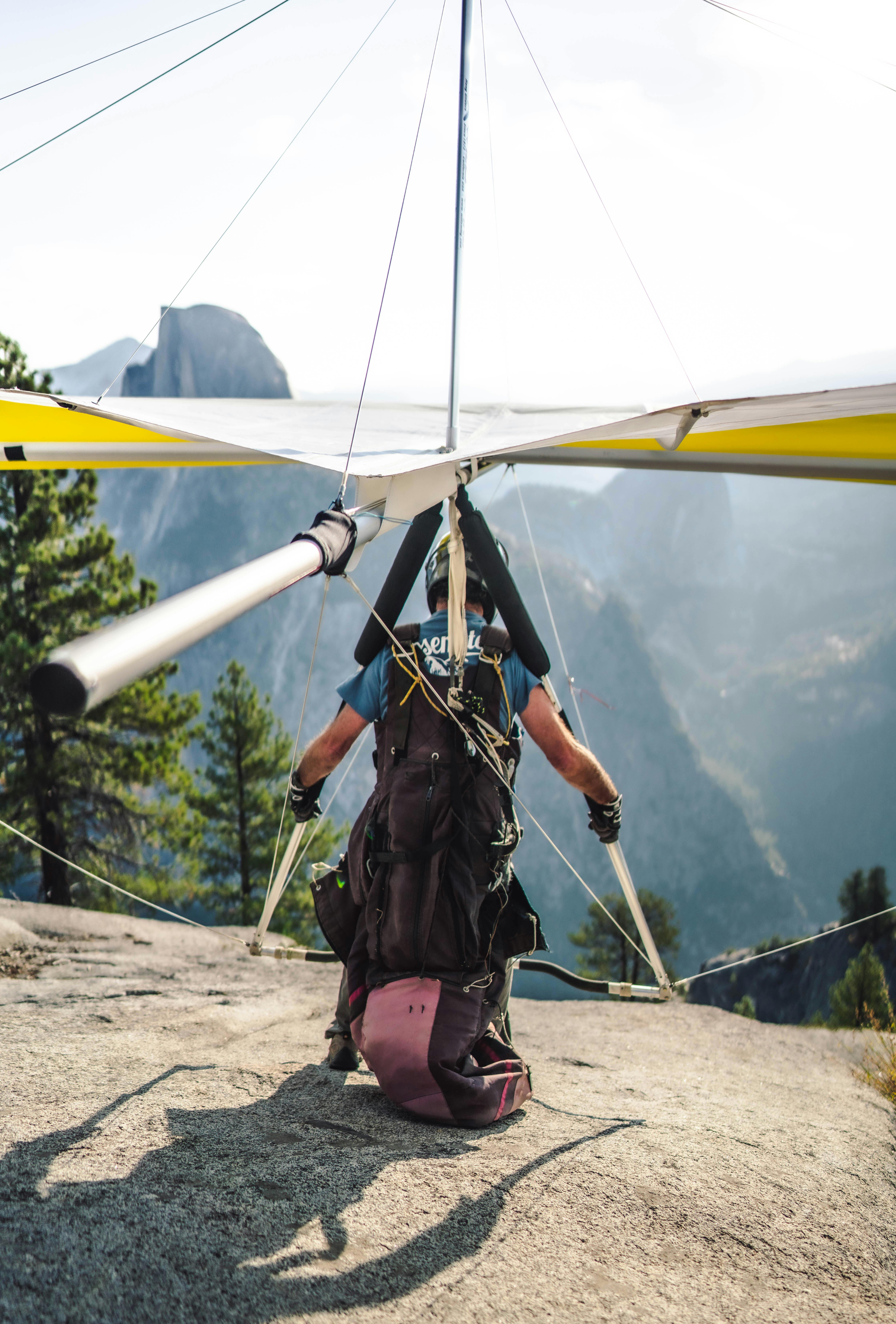 A Man with a Hang Glider · Free Stock Photo