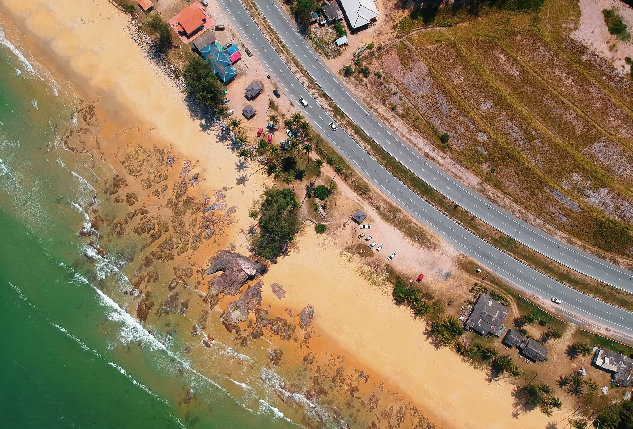 Aerial View Photography of Shore · Free Stock Photo