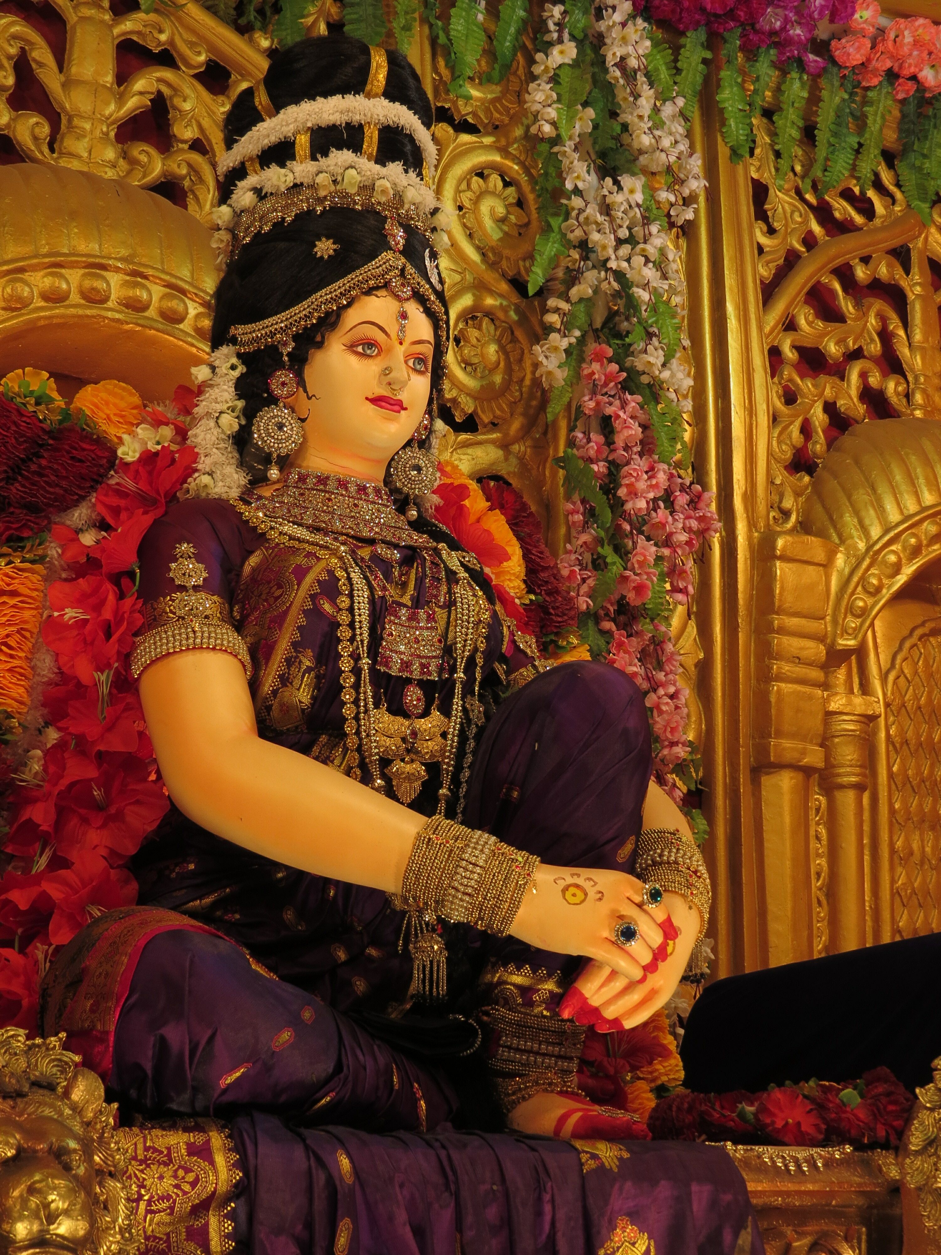 Photo of a Hindu Goddess with Tongue out · Free Stock Photo