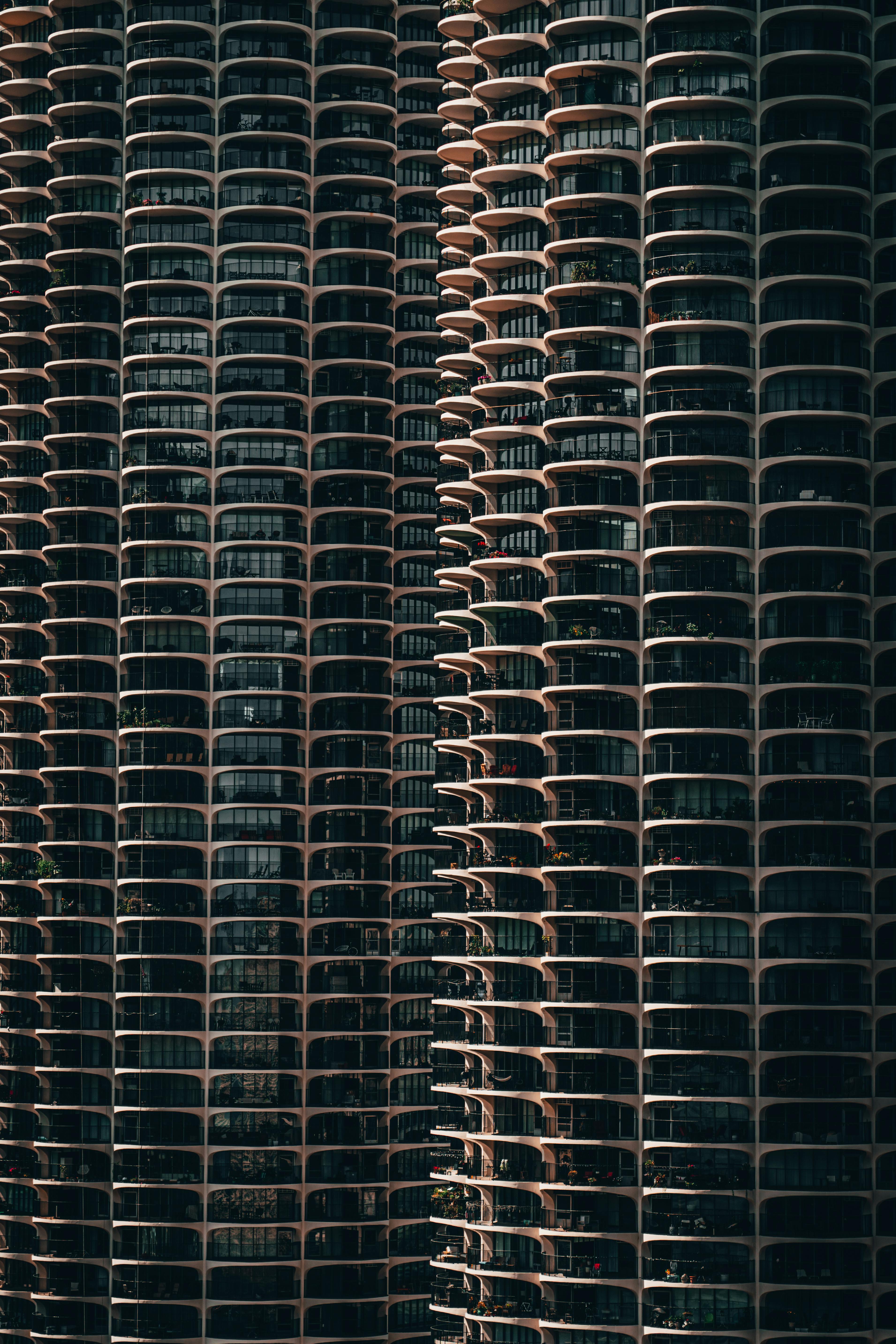 High Rise Building With Glass Windows · Free Stock Photo