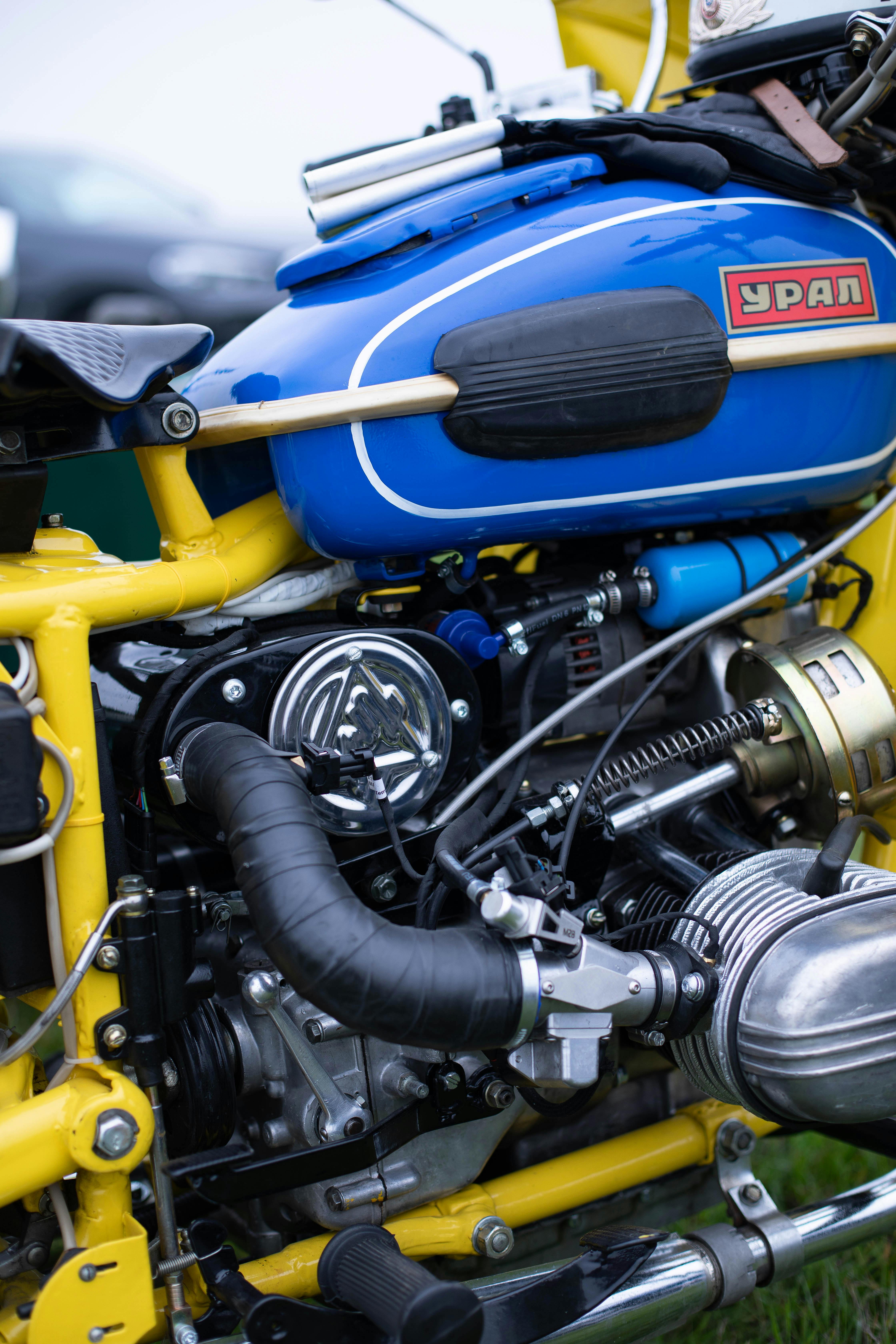 Close-up Photo of Motorcycle Engine · Free Stock Photo
