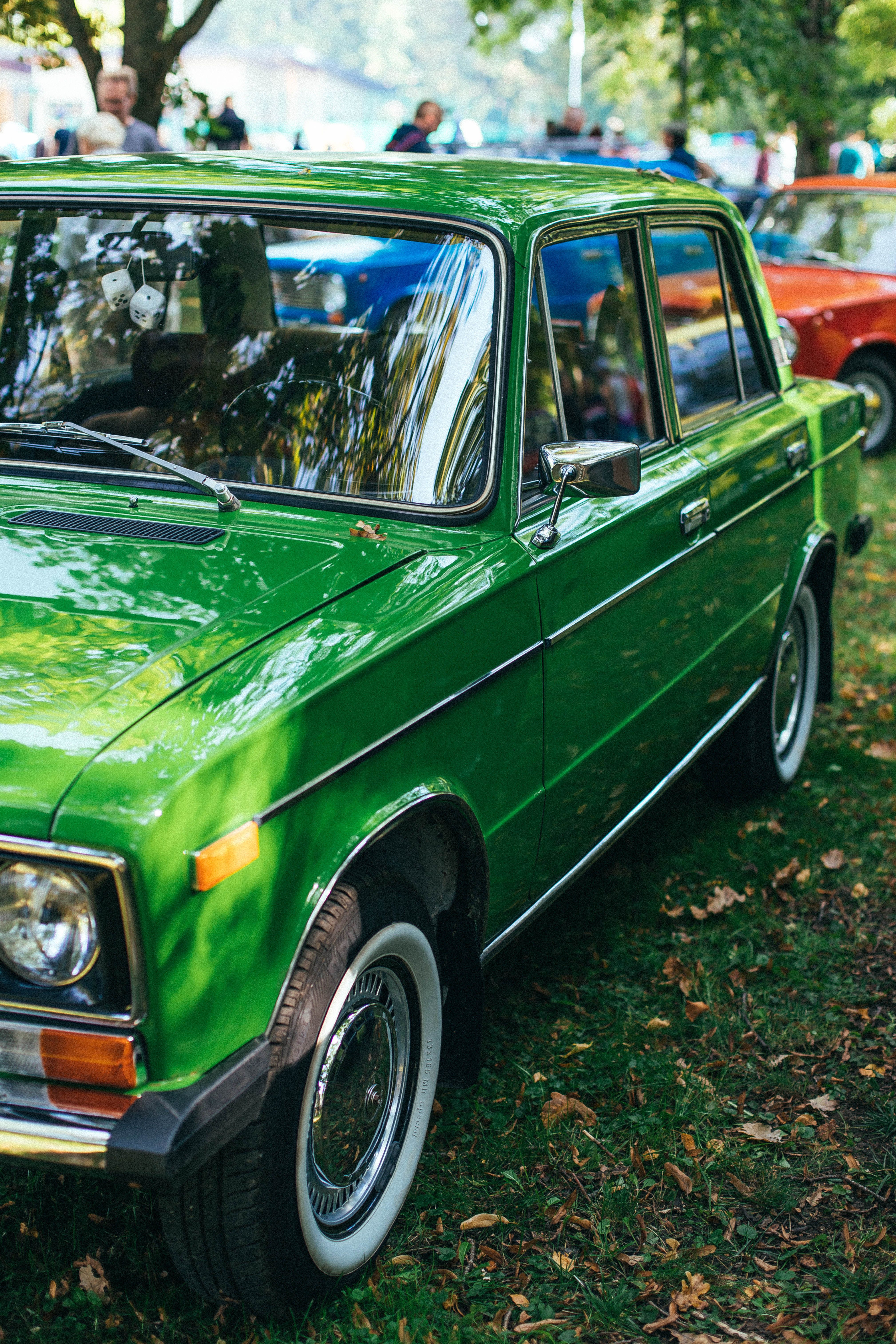 Green Shiny Vehicle · Free Stock Photo