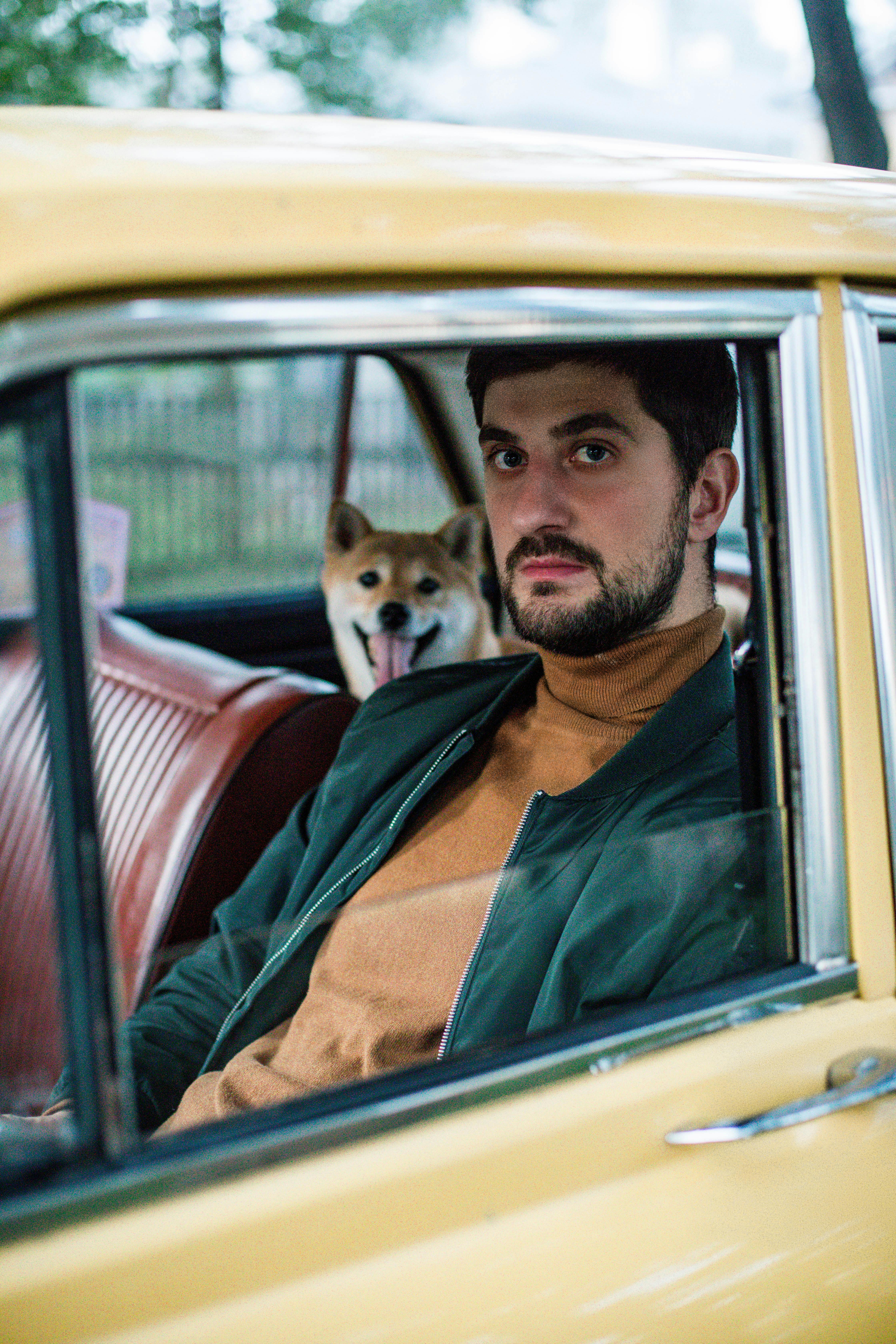 Man Inside a Car · Free Stock Photo
