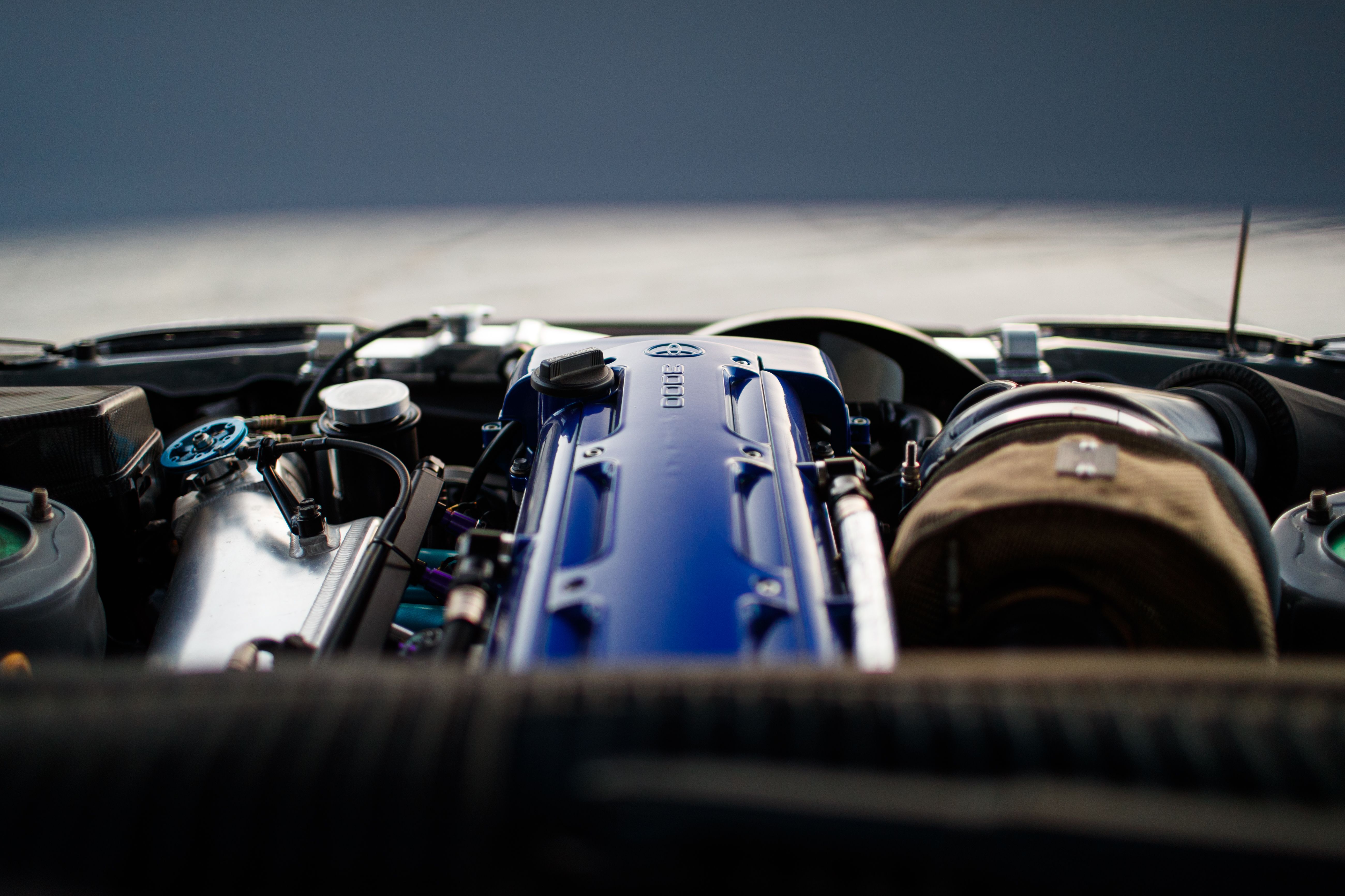 Close Up Photo of a Vehicle's Engine · Free Stock Photo