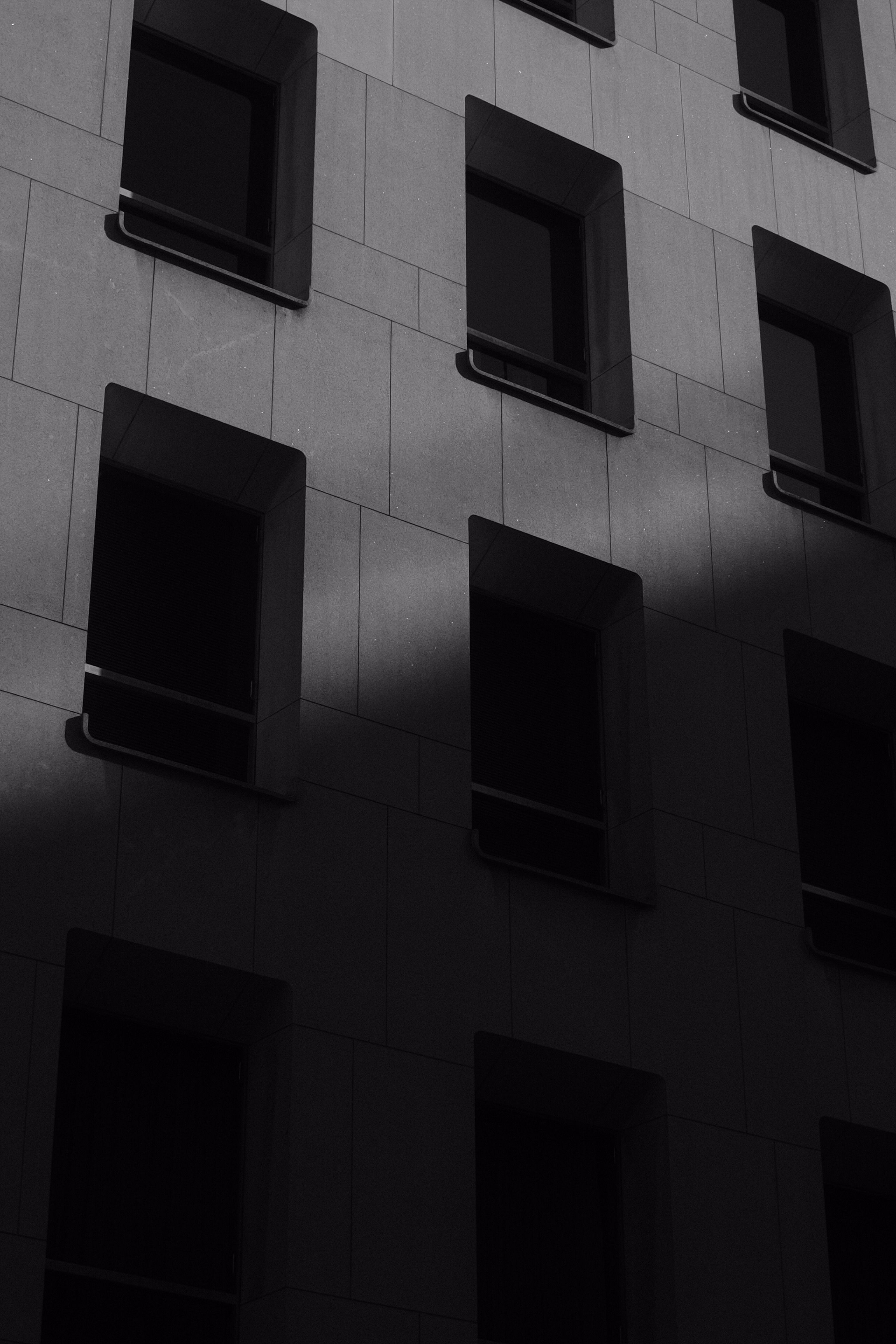Monochrome Photo of Building · Free Stock Photo