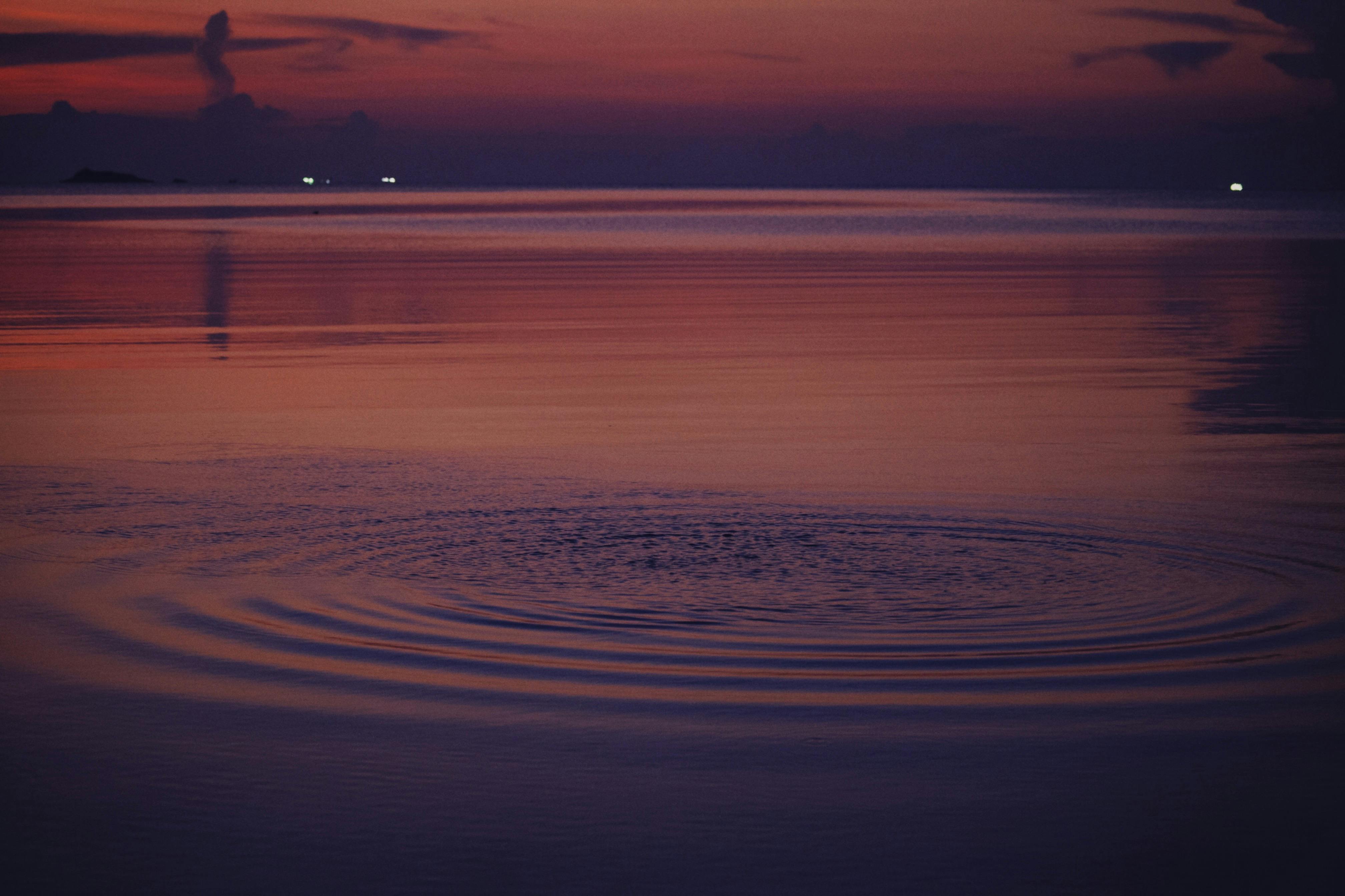 Ripples on Water During Sunset · Free Stock Photo