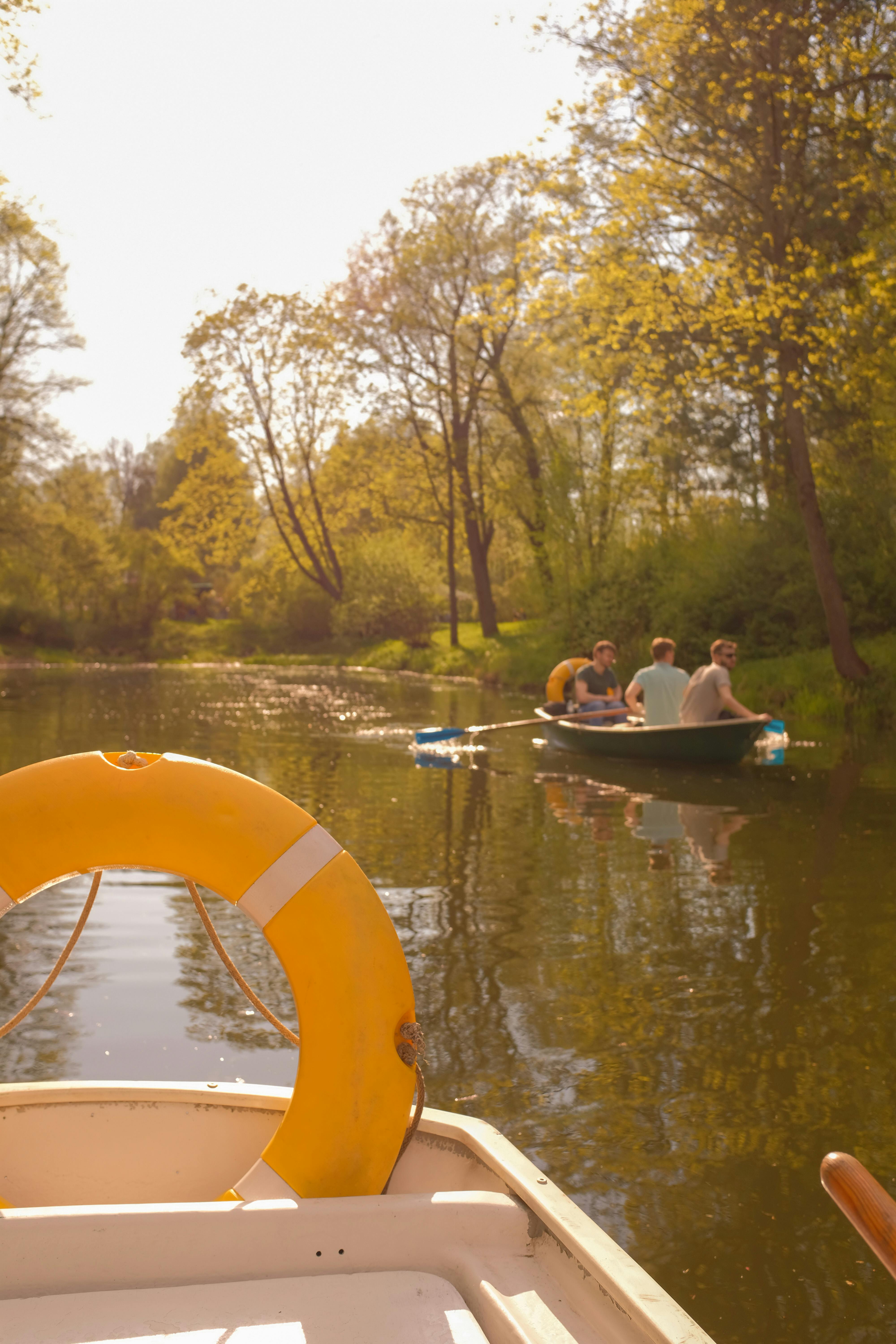 People Riding on Boat on River · Free Stock Photo