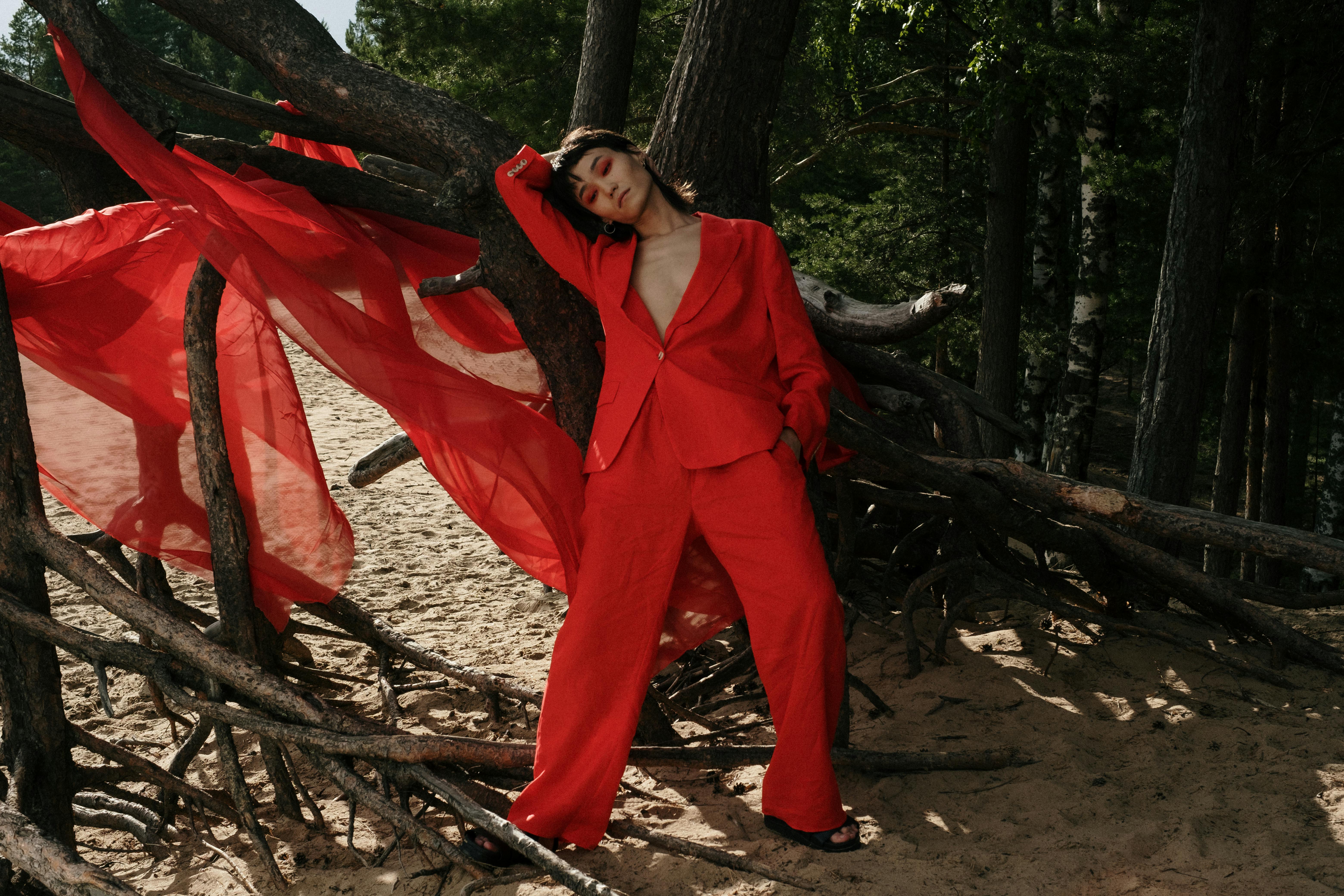 A Latin woman wearing a swim suit on a beach during sunset · Free Stock ...