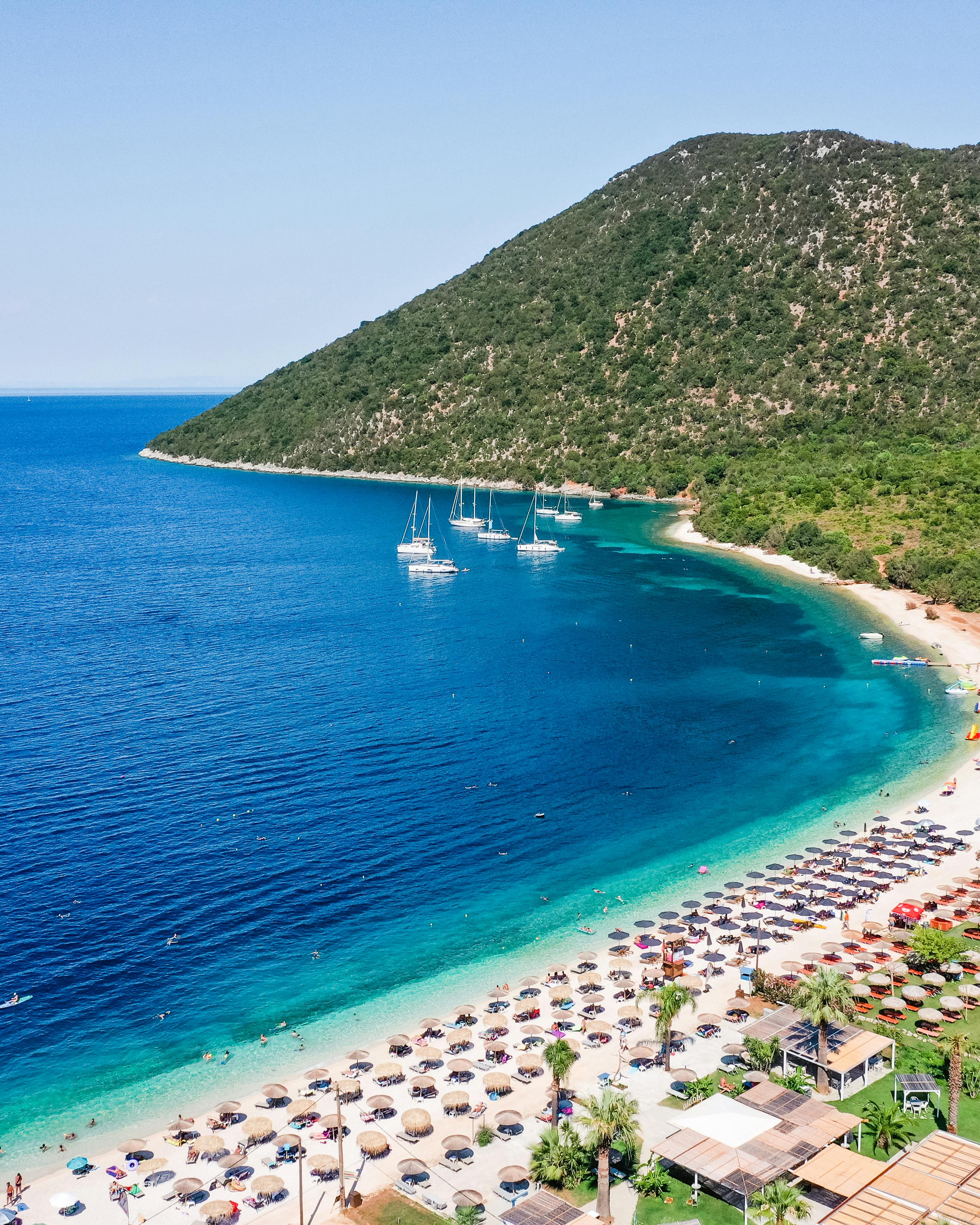 Aerial View Photo of Beach Shoreline · Free Stock Photo
