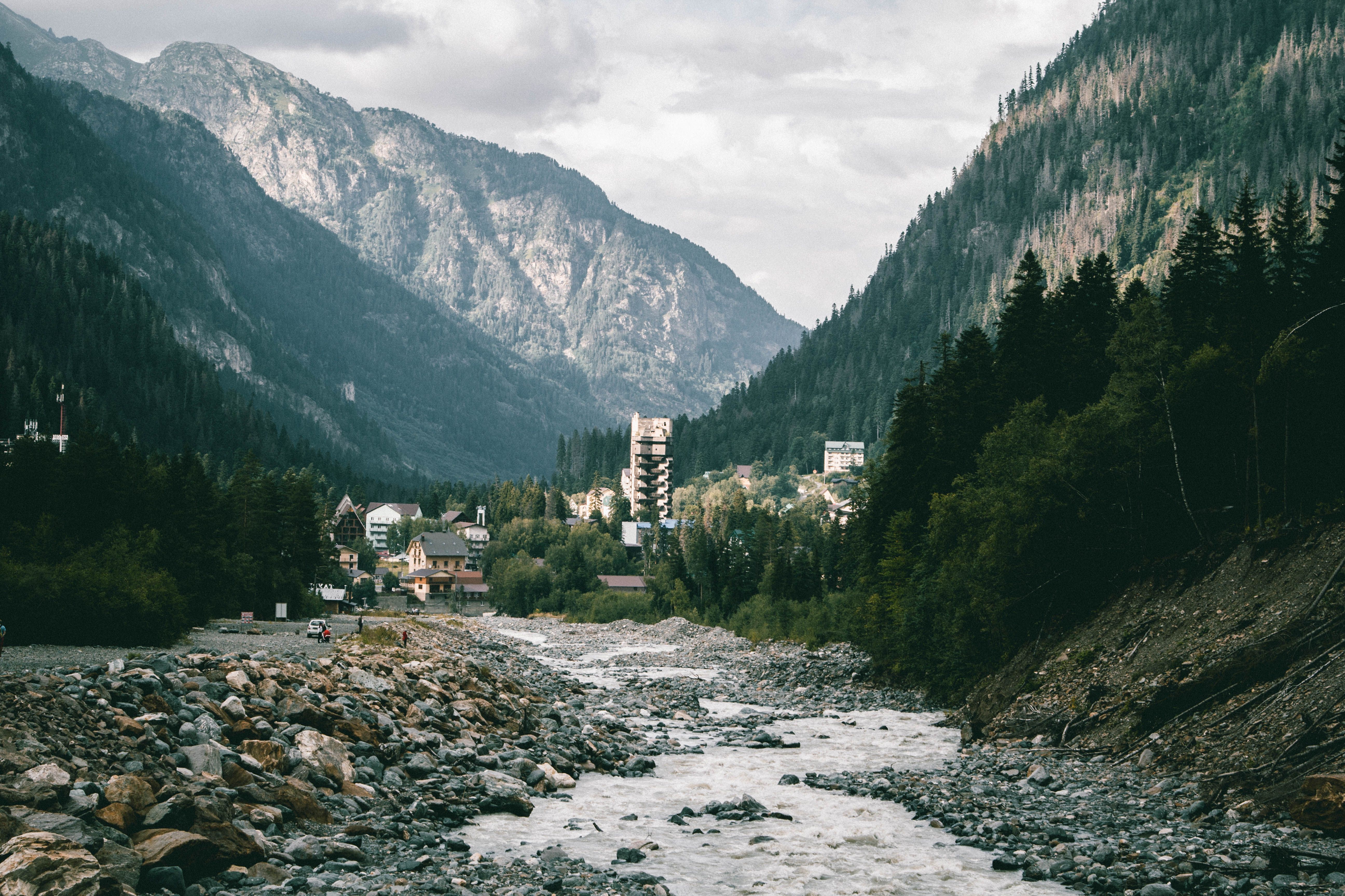 Photo of a Mountain Town · Free Stock Photo