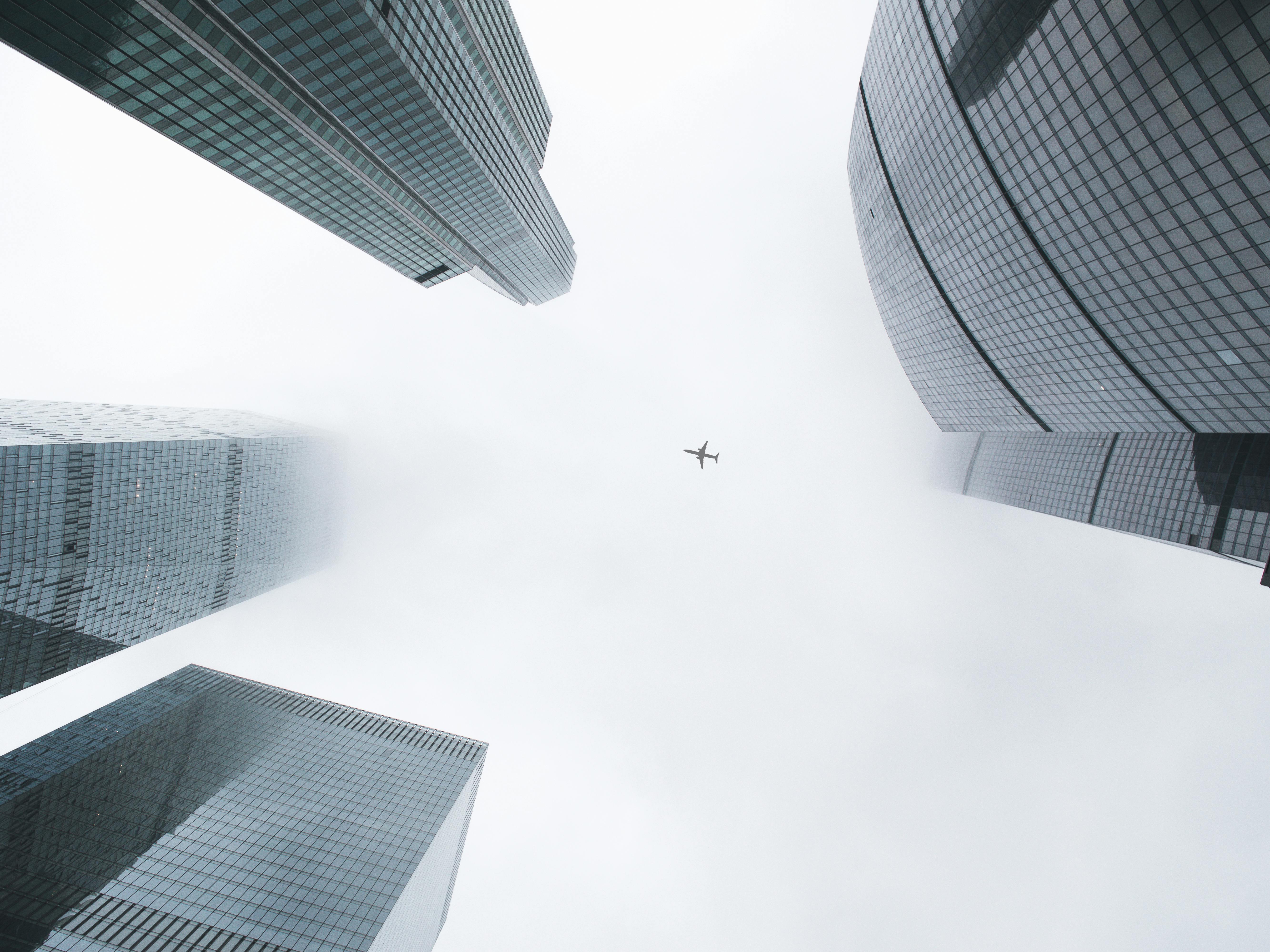 Worm's Eye View Photo of High-rise Buildings · Free Stock Photo