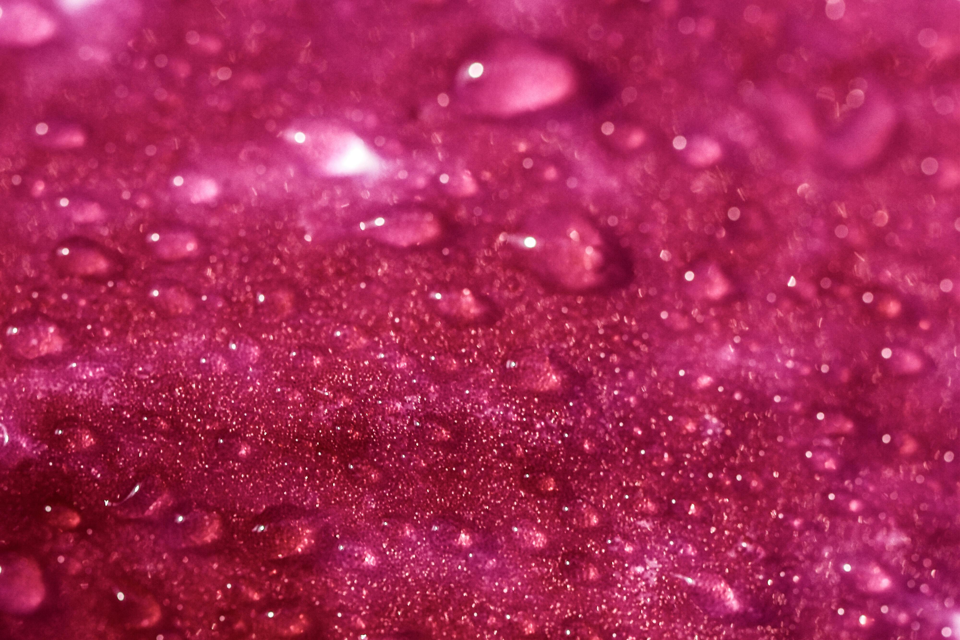 Close-up Photo of Pink Water Bubbles · Free Stock Photo