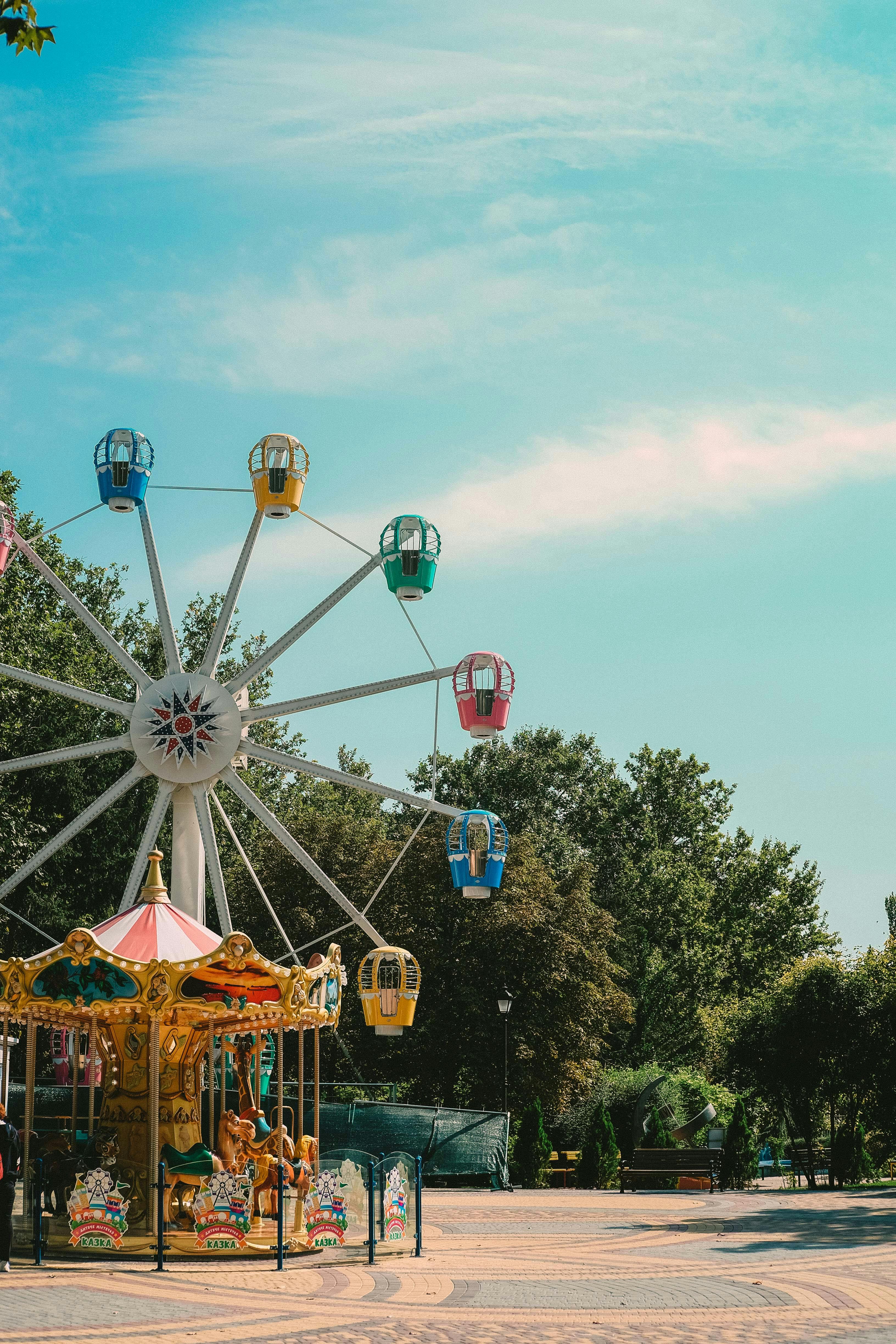 Carousel At The Park · Free Stock Photo