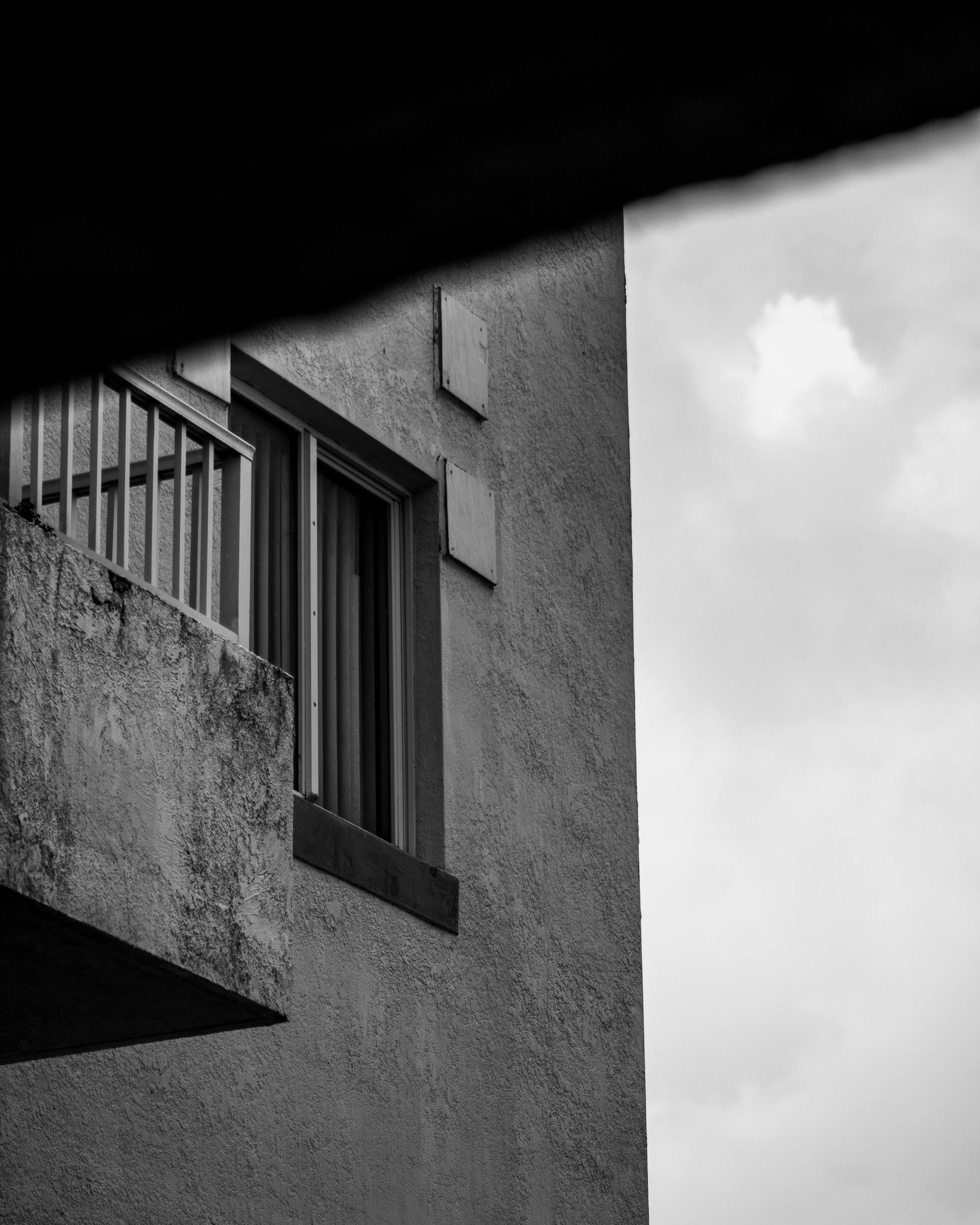 Grayscale Photo of Concrete Building · Free Stock Photo