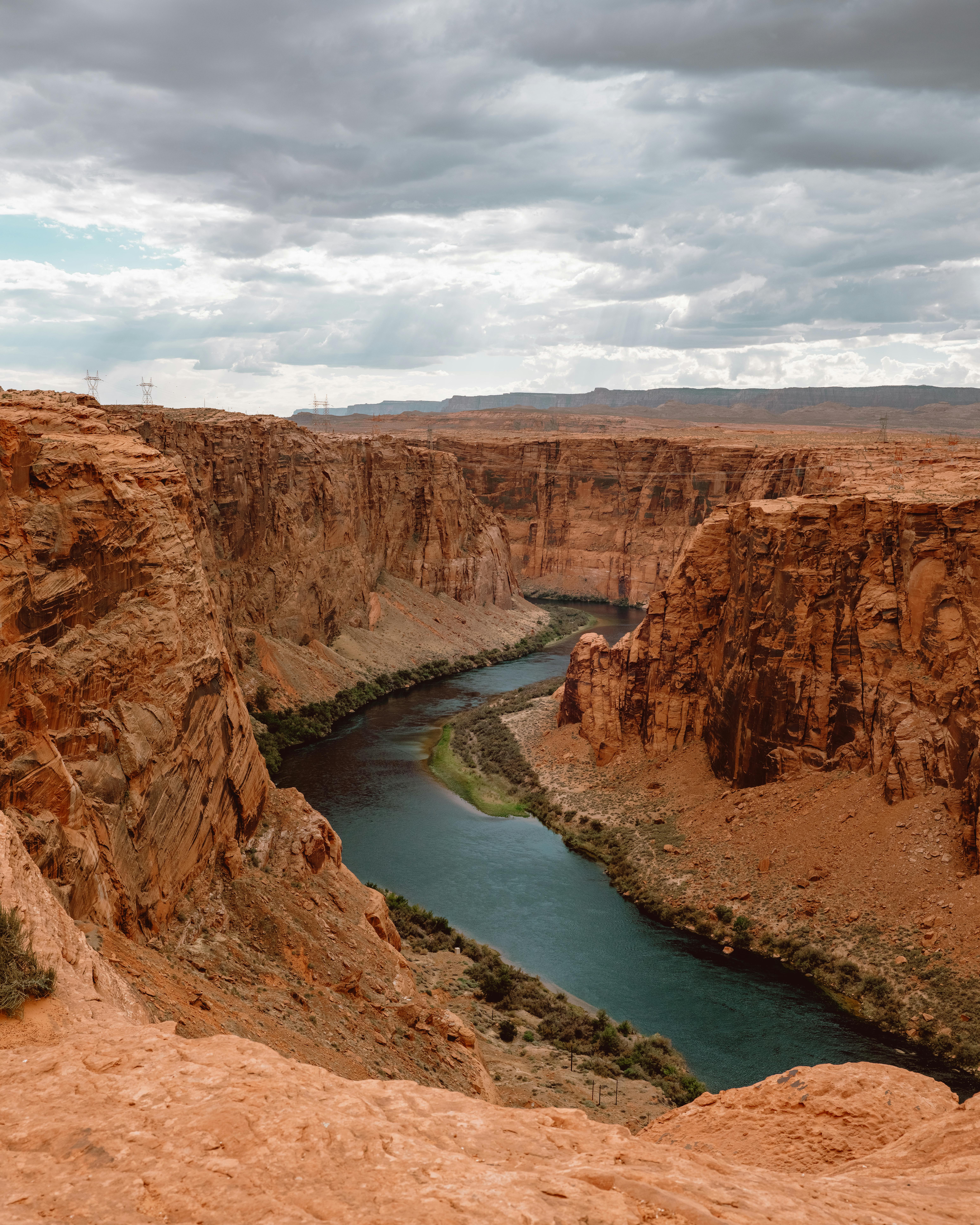Brown Rock Mountain Under the Cloudy Sky · Free Stock Photo