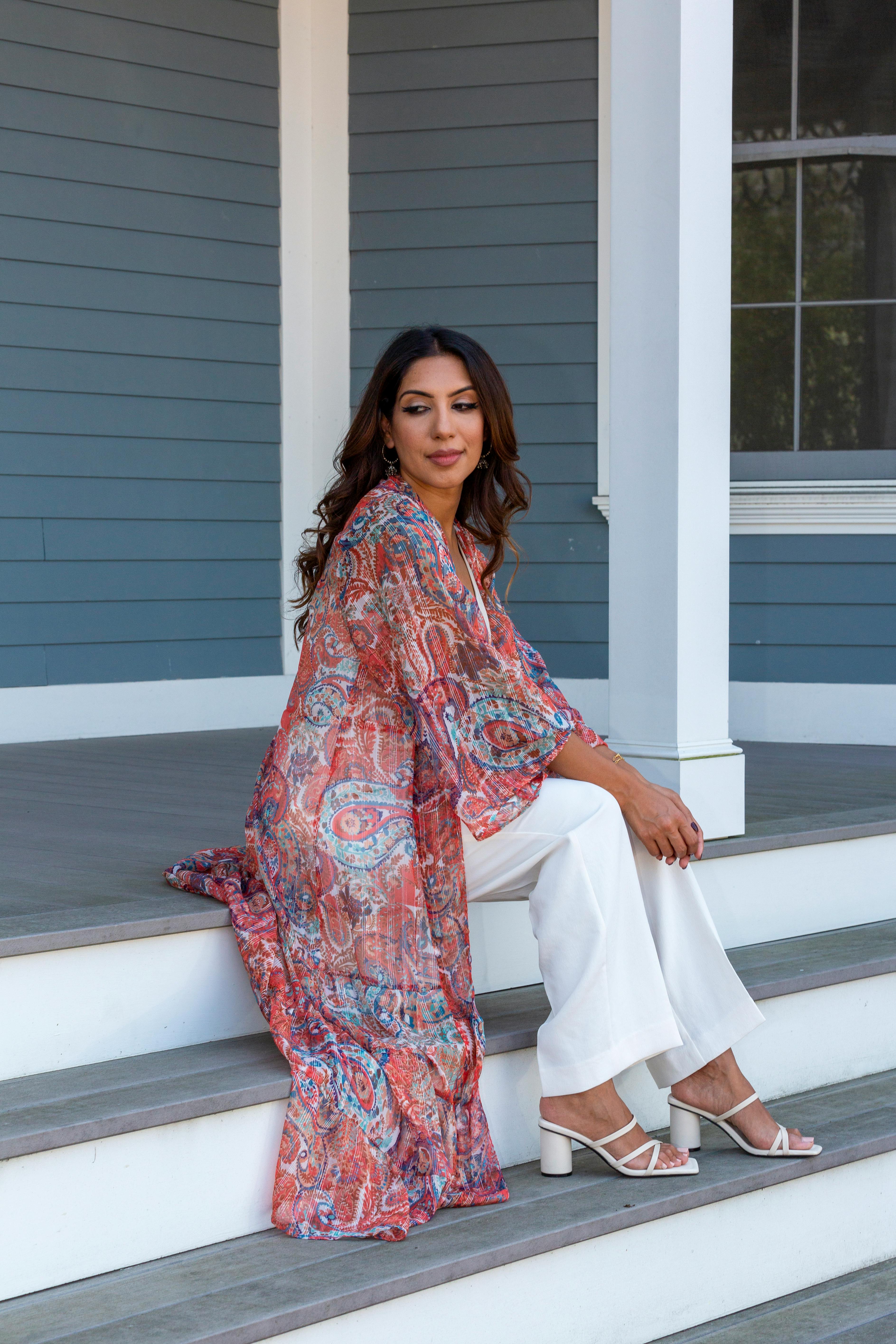 A Woman in Red Robe · Free Stock Photo