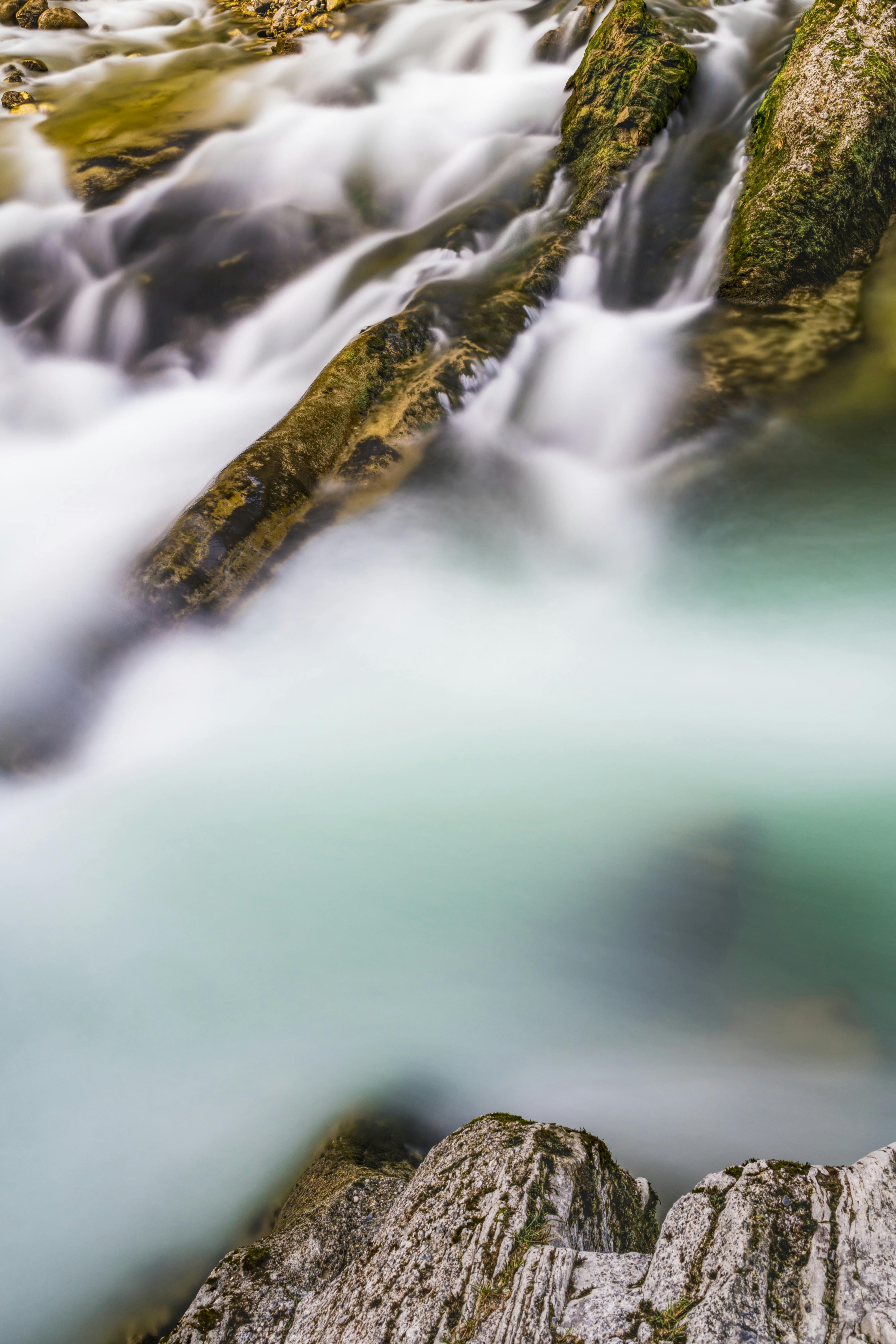 Long-exposure Shot Of Water Flowing · Free Stock Photo